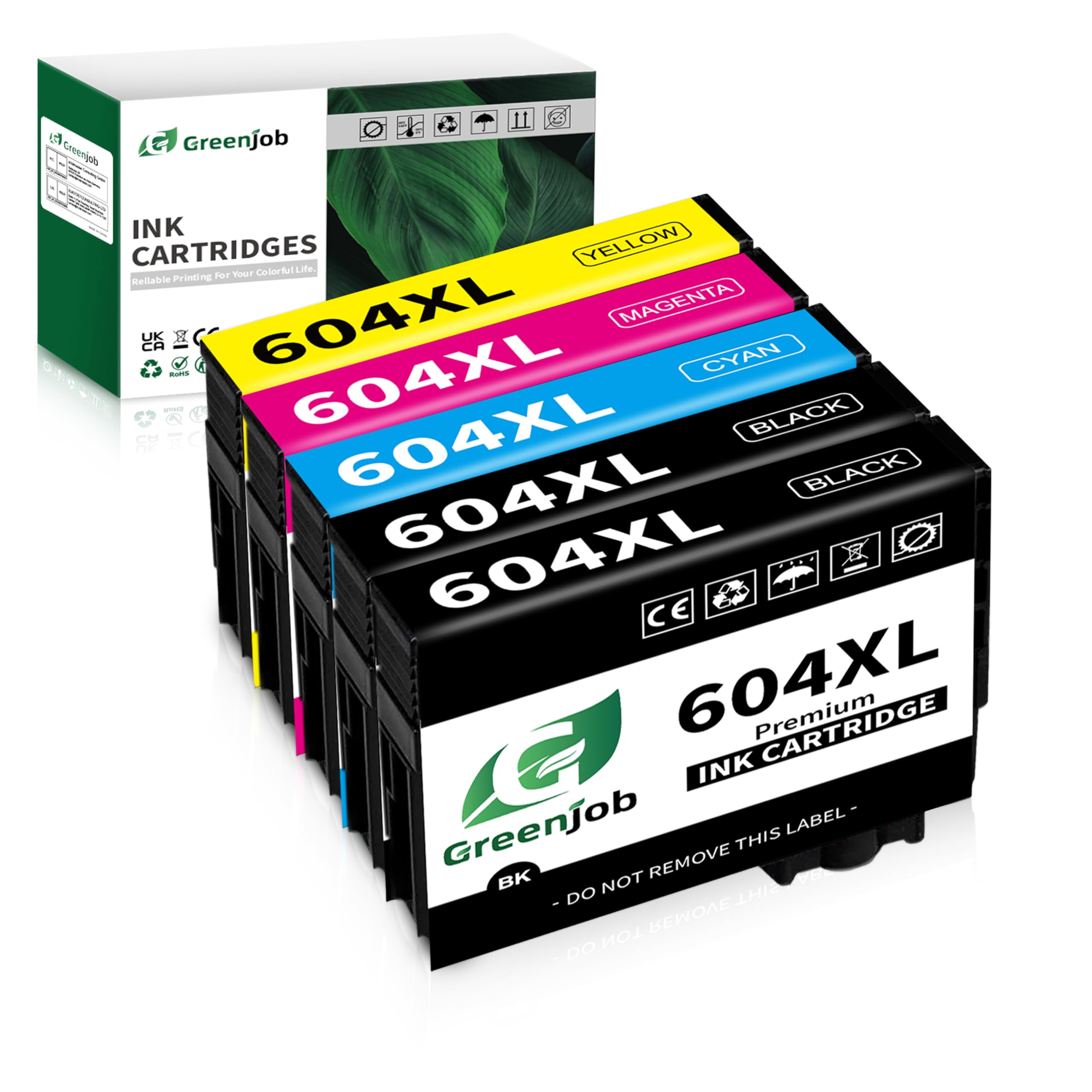 Greenjob 604XL Compatibili per Epson 604 XL Multipack per Expression Home XP-2200 XP-2205 XP ...