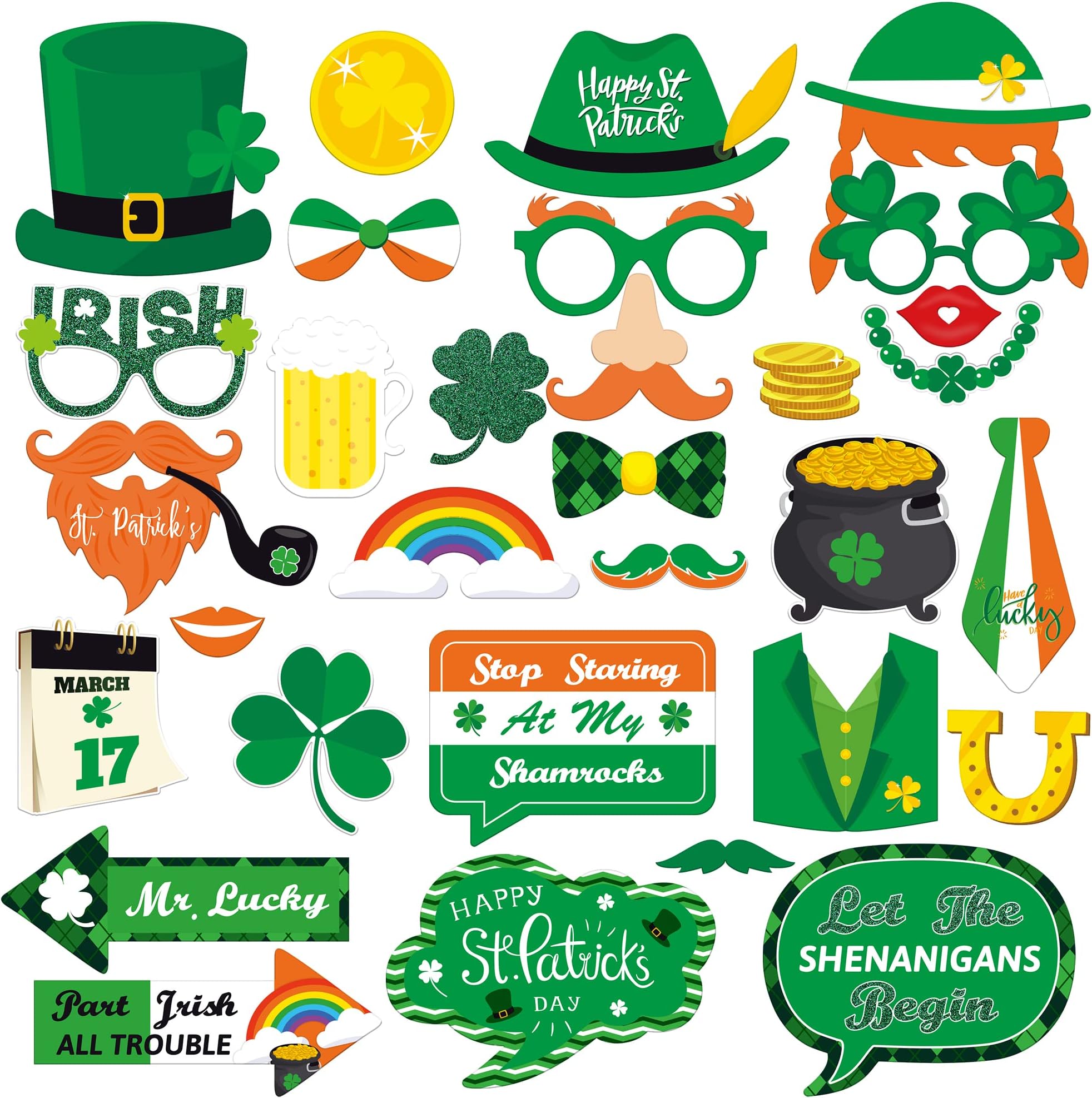 Amazon.com: Valentines Day Photo Props 28PCS, Funny Valentines Day ...