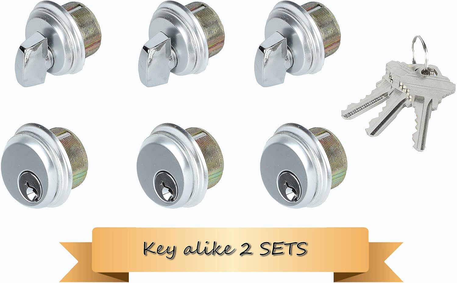 SUMBIN Commercial Storefront Door Lock Mortise Cylinders fits Kawneer ...