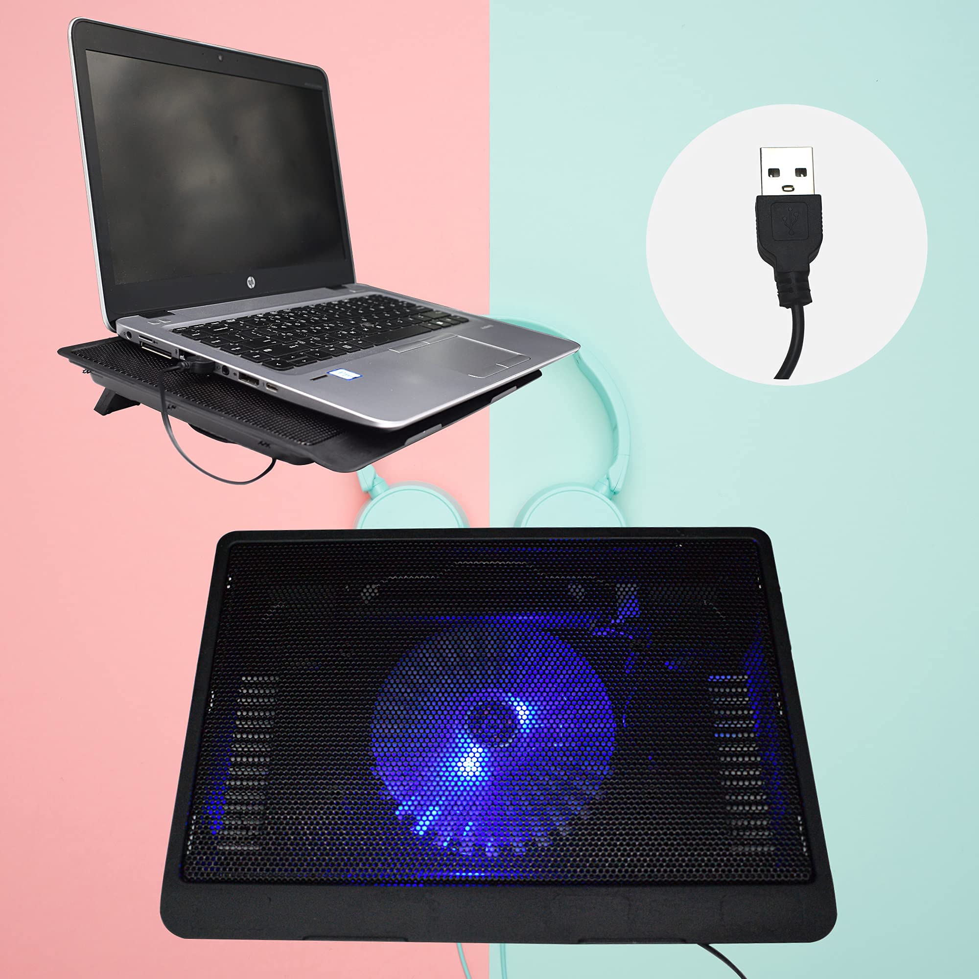 Compatible High-End Notebook/Laptop COOLER table with foldable angle ...