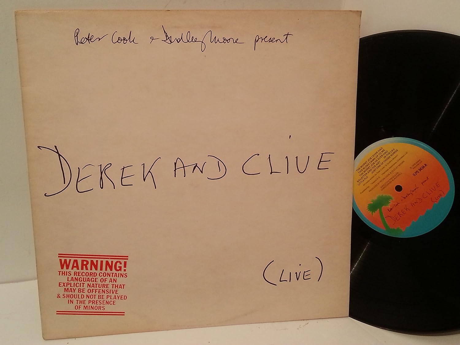 Peter Cook & Dudley Moore Present Derek And Clive / (Live): Amazon.ca ...
