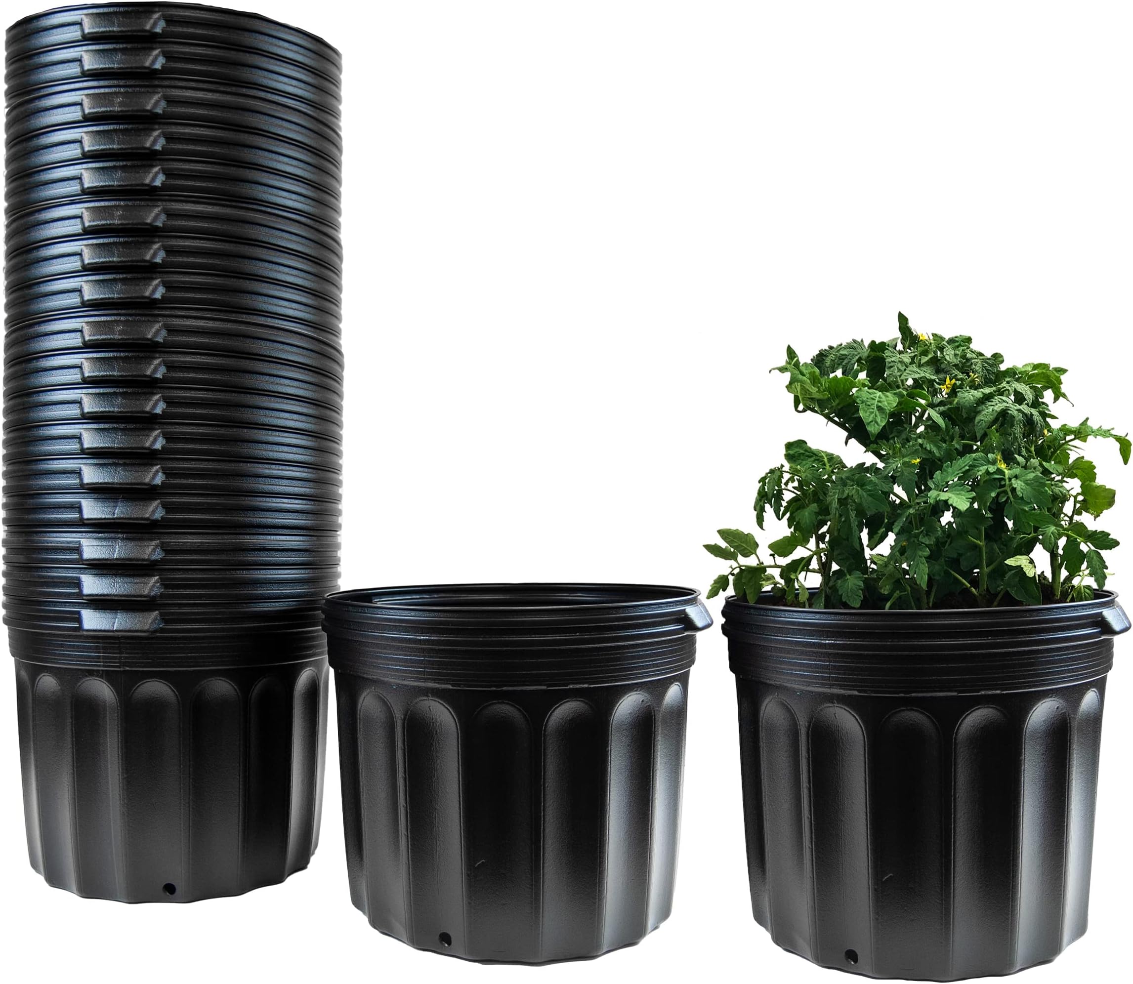 Amazon.com: LiGuVCY Plant Pots Flower Pot 10-Pack 7 Gallon Planter ...