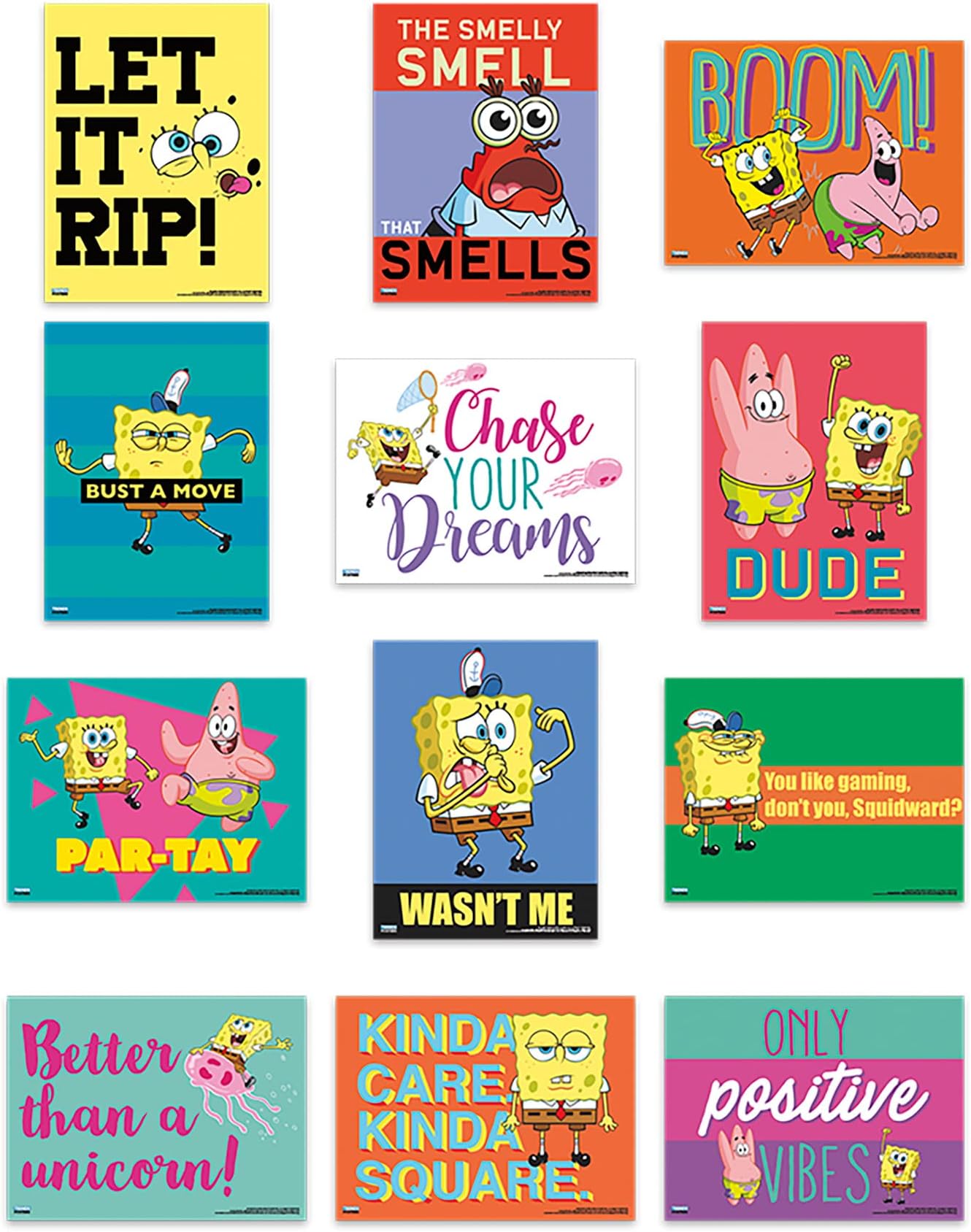 Amazon.com: Trends International Nickelodeon SpongeBob SquarePants ...