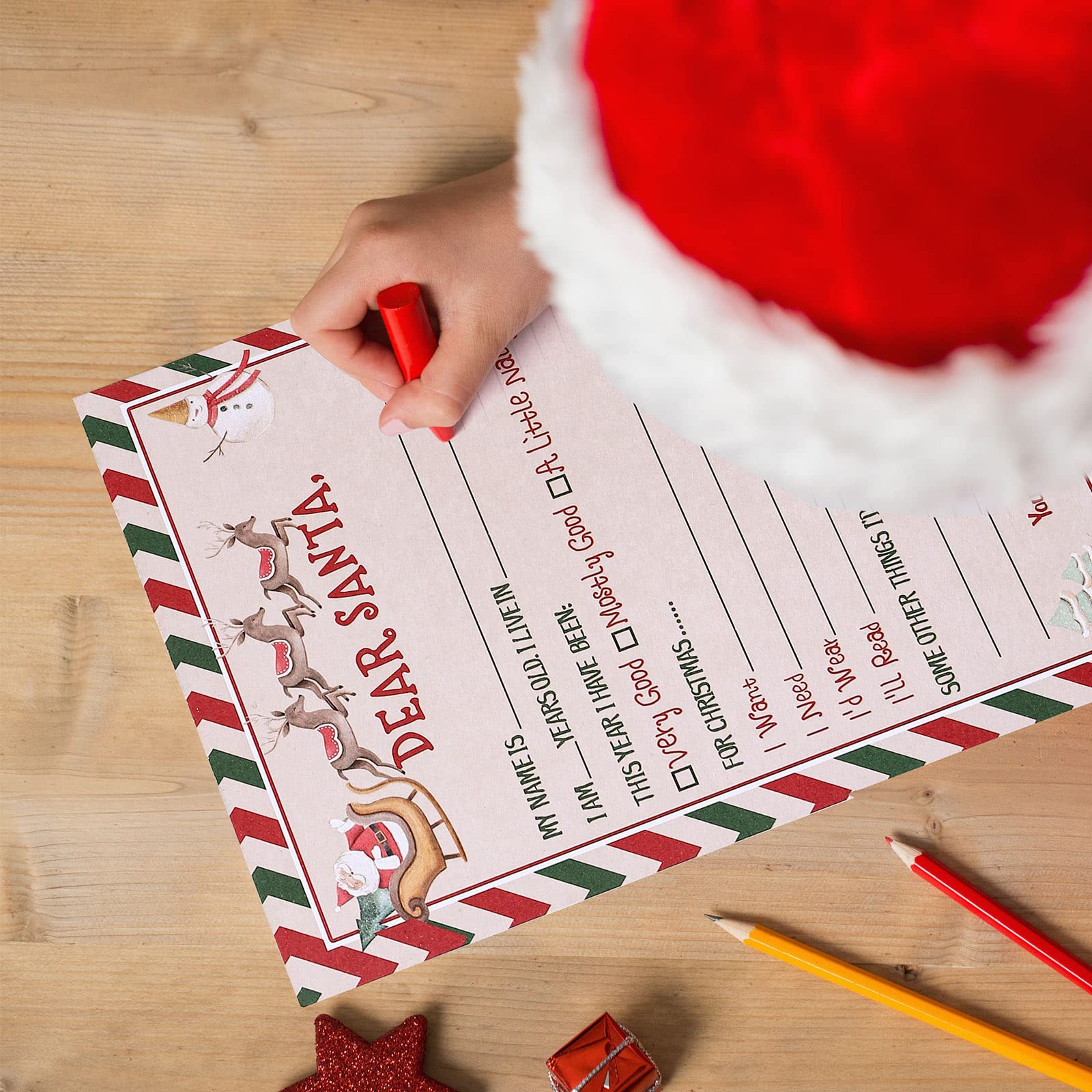 Family Christmas Tradition Whaline Christmas Santa Letter & Nice List ...