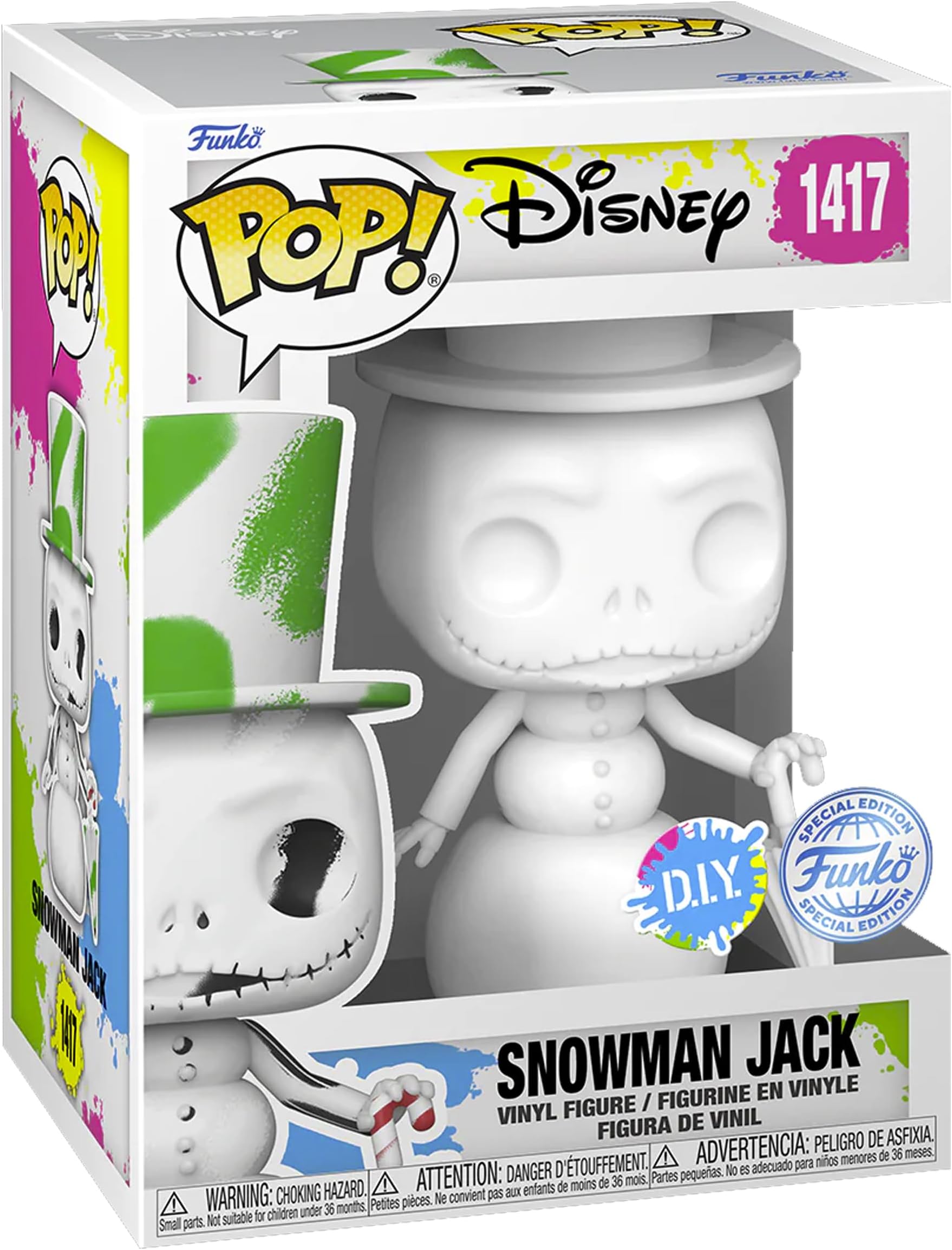 Amazon.com: Funko The Nightmare Before Christmas Snowman Jack DIY Pop ...