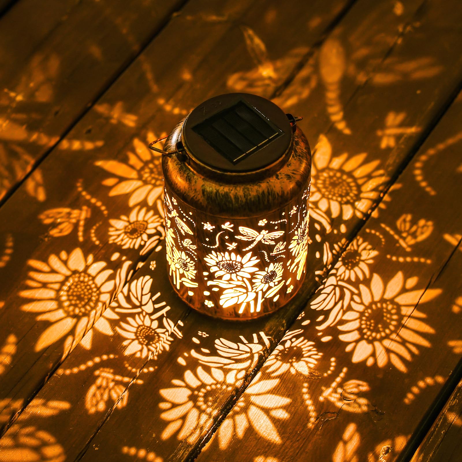 Amazon.com: Sunflower Solar Lanterns Outdoor Waterproof, Birthday ...