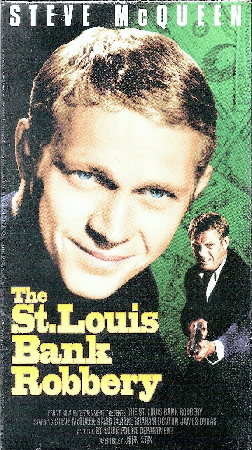 Amazon.com: St. Louis Bank Robbery [VHS] : Steve McQueen, Crahan Denton ...