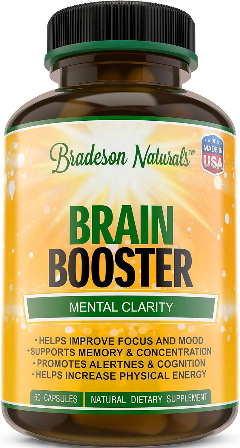 Amazon.com: Brain Booster Supplement for Focus, Memory, Clarity, and ...