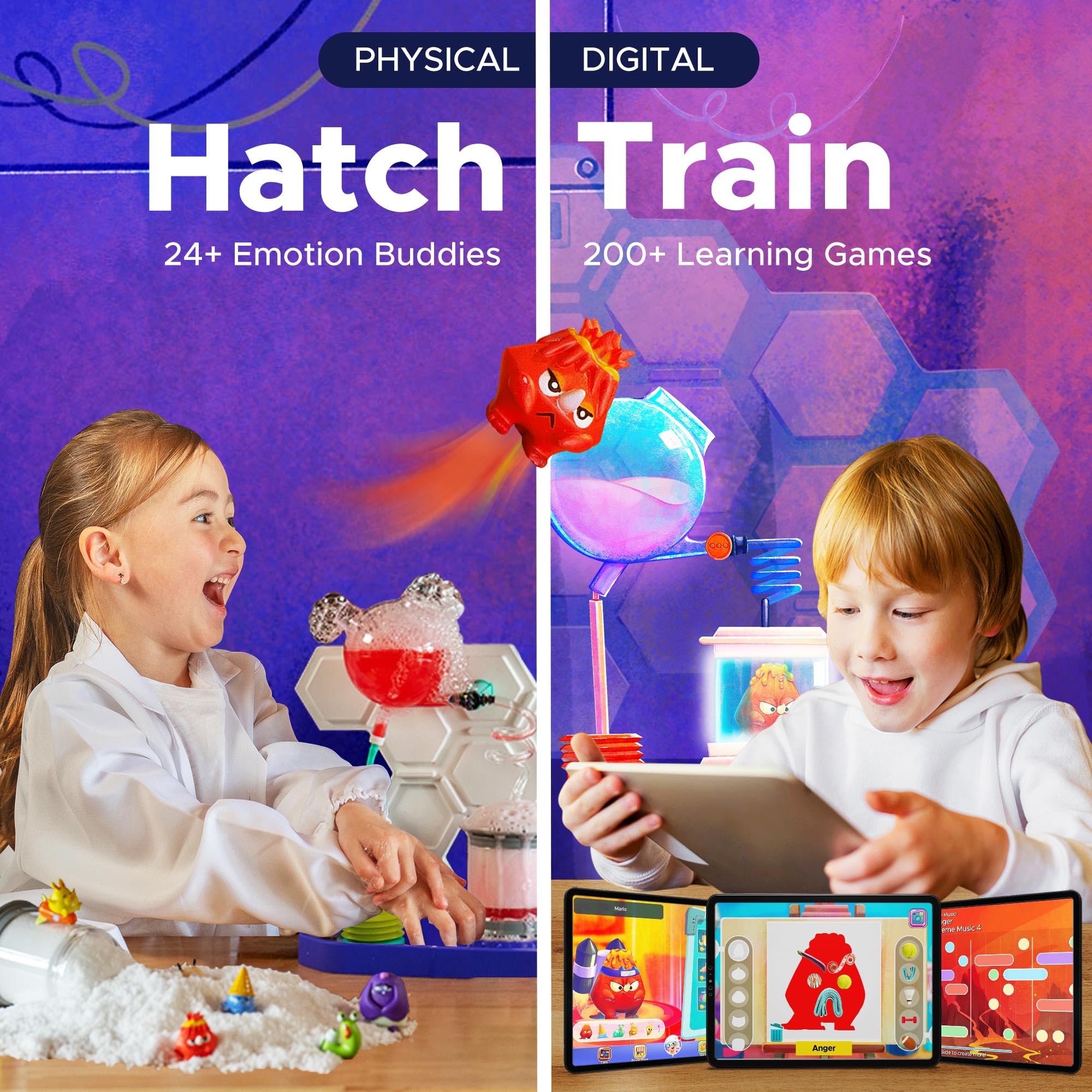 Snapklik.com : MEandMine Emotion Lab - Hatch & Train Emotion Creatures