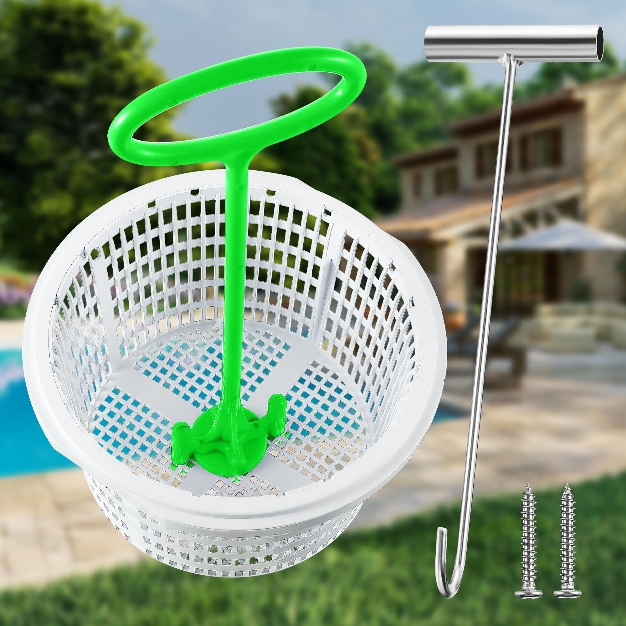 Snapklik.com : Enhon 1 Pack Pool Skimmer Basket Handle, Skimmer Basket ...