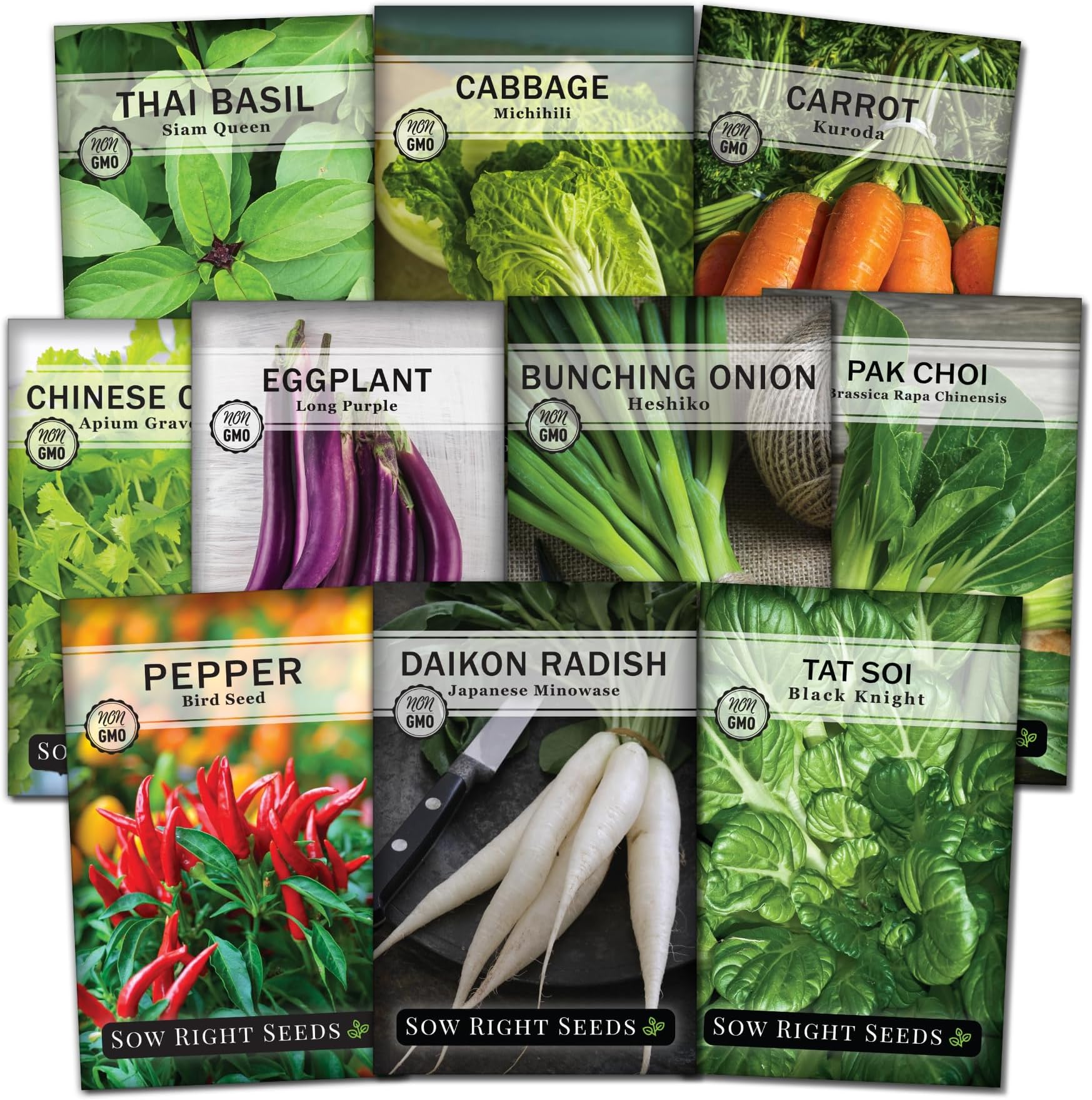 Amazon.com : Asian Chef's Specialty Seed Assortment - Korean Cuisine ...