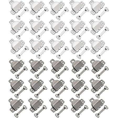 Trimming Shop 10mm Silver Hook and Bar Fastener Closures for Trousers ...