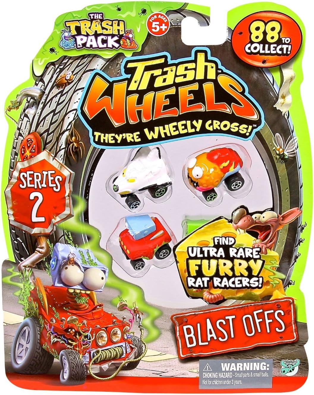 Trash Pack Trash Wheels Series 2 Blast Offs by Trash Wheels : Amazon ...