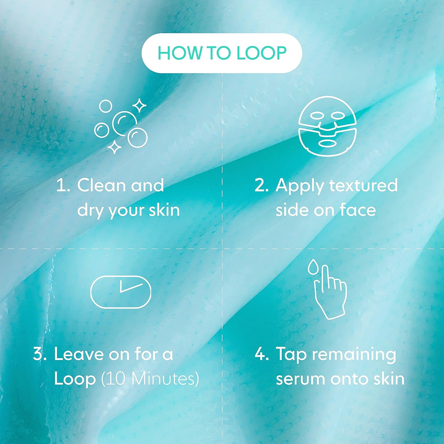 LOOPS Clean SLATE – Mascarilla de hidrogel desintoxicante – Desintoxica ...