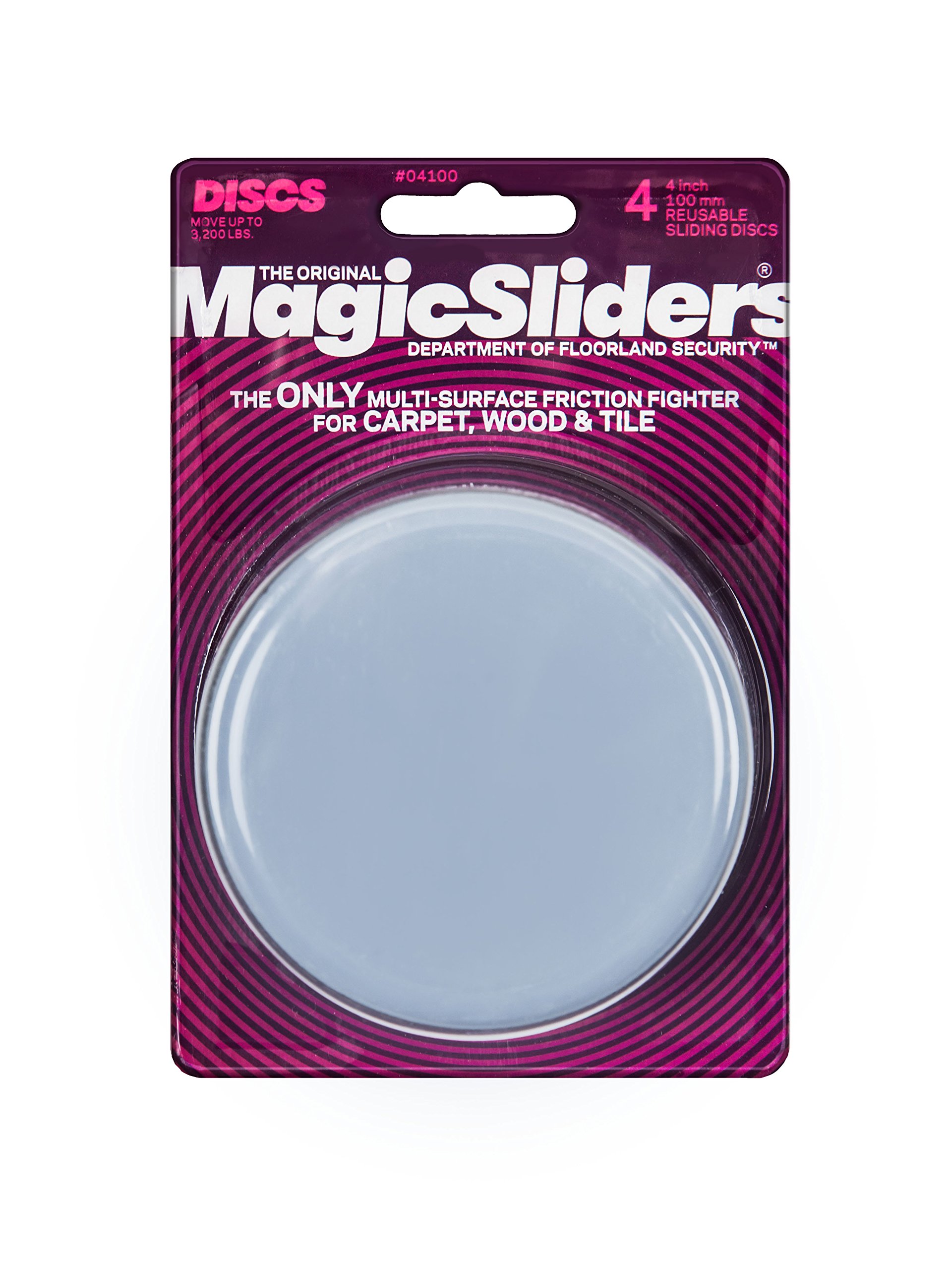 Magic Sliders 4100 Series 4PK 4" RND Sliding Disc, 1, Blue - Furniture ...