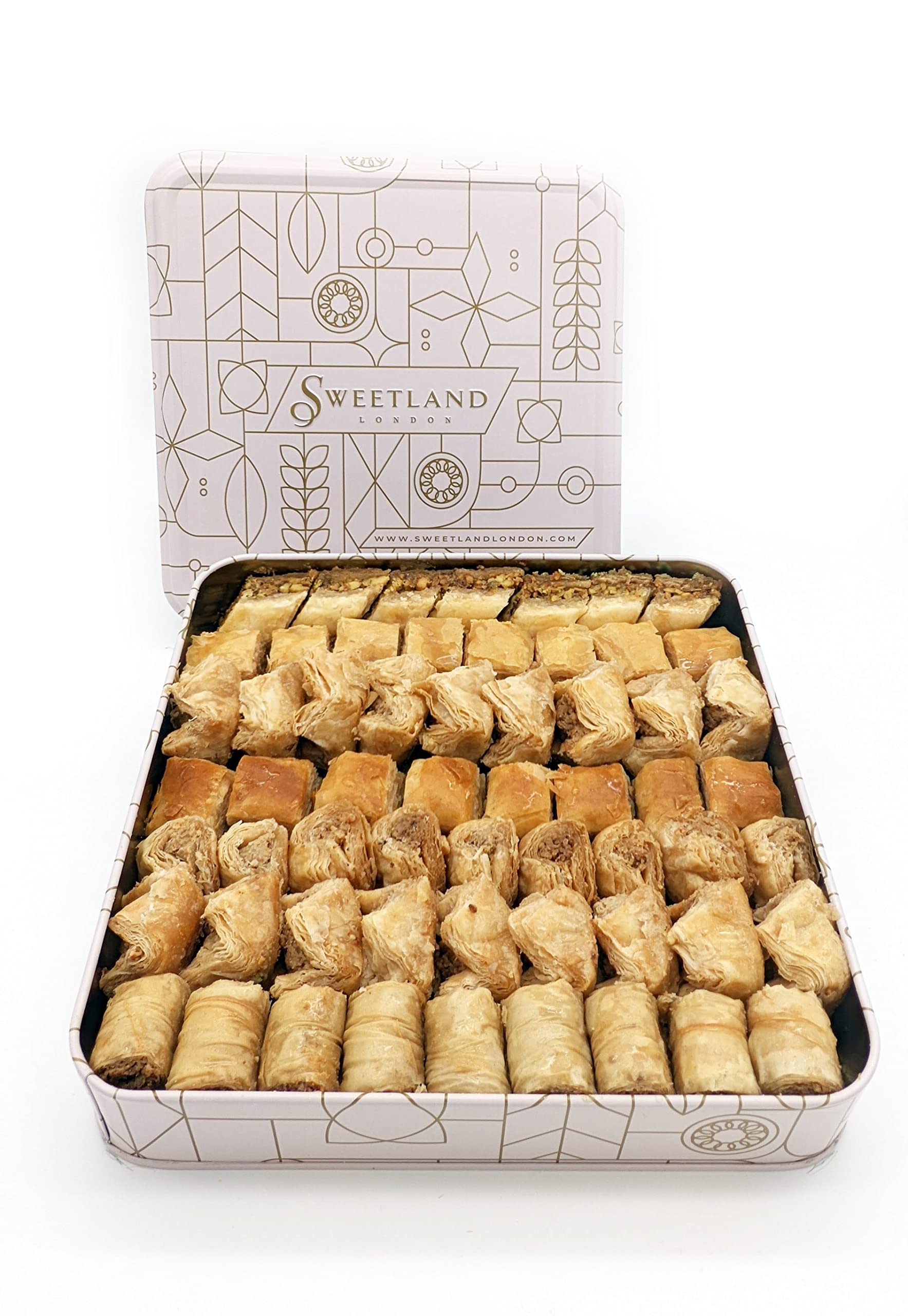 Buy Sweetland London Bitesize Baklava Selection – 1000g | Handmade ...