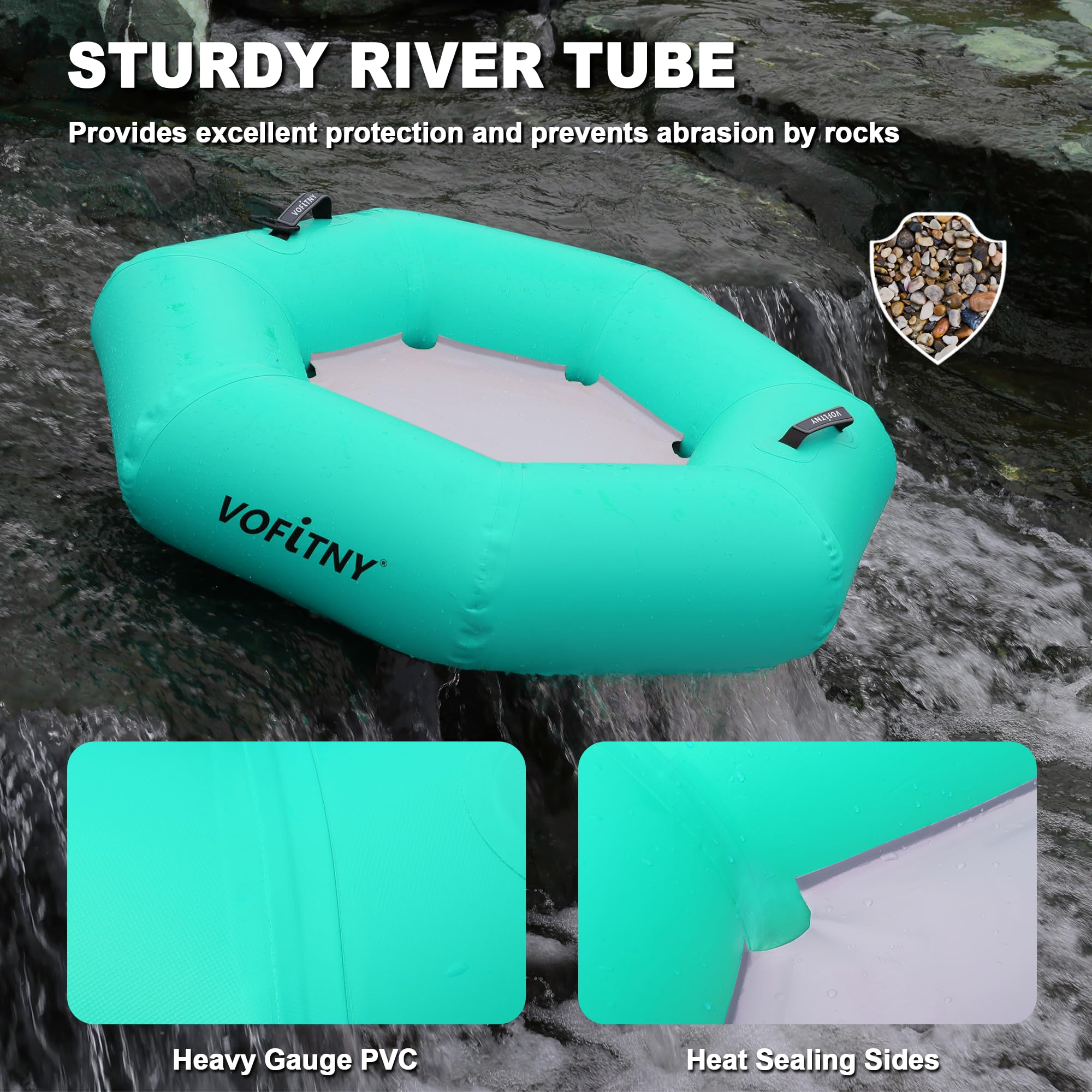 Snapklik.com : River Tubes For Floating Heavy Duty, Heptagon River ...