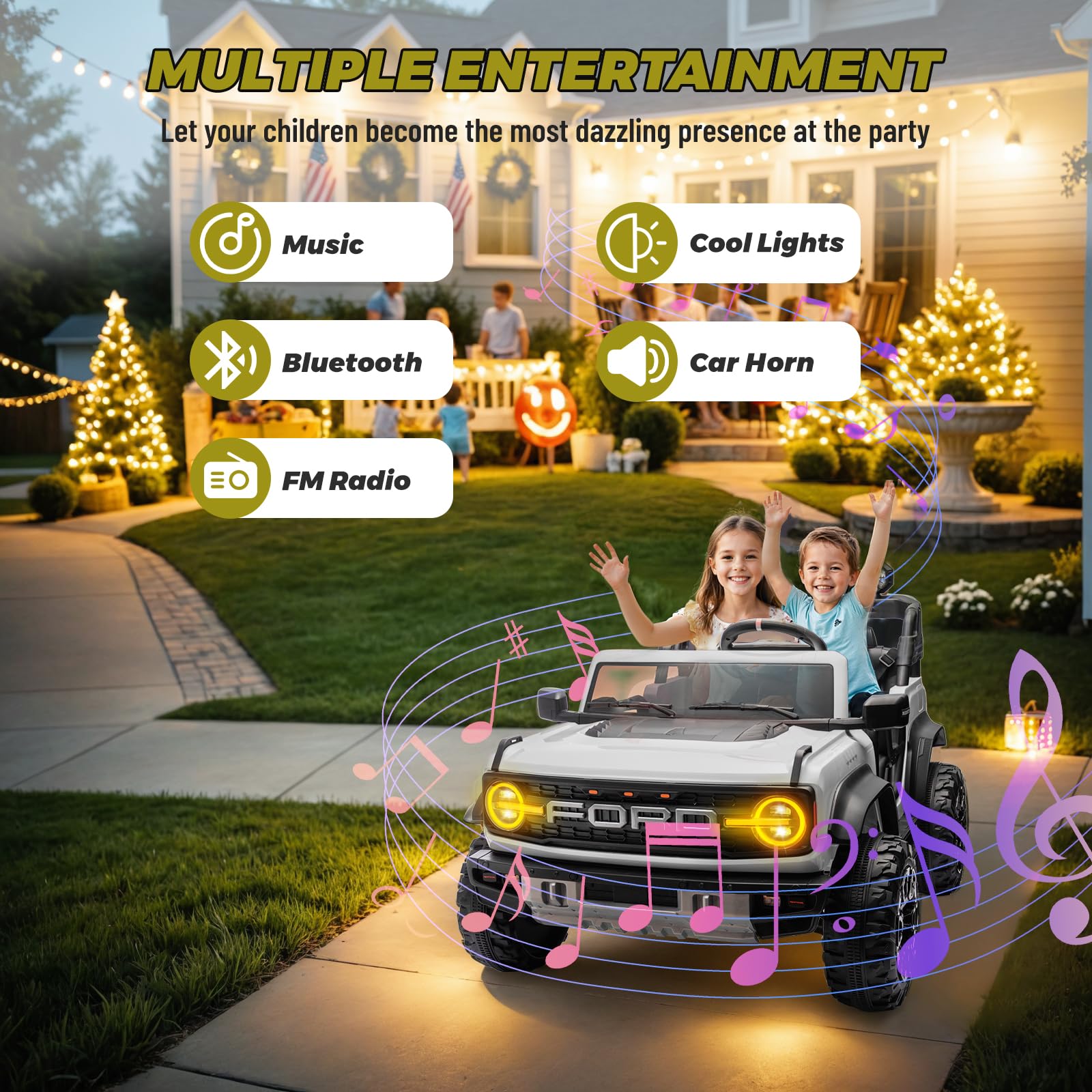 Snapklik.com : ENYOPRO 24V Ride On Toys For Big Kids, Licensed Ford ...