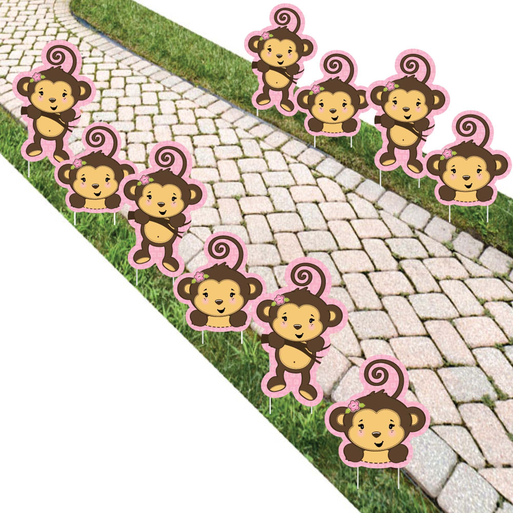 Animated Baby Shower Monkey