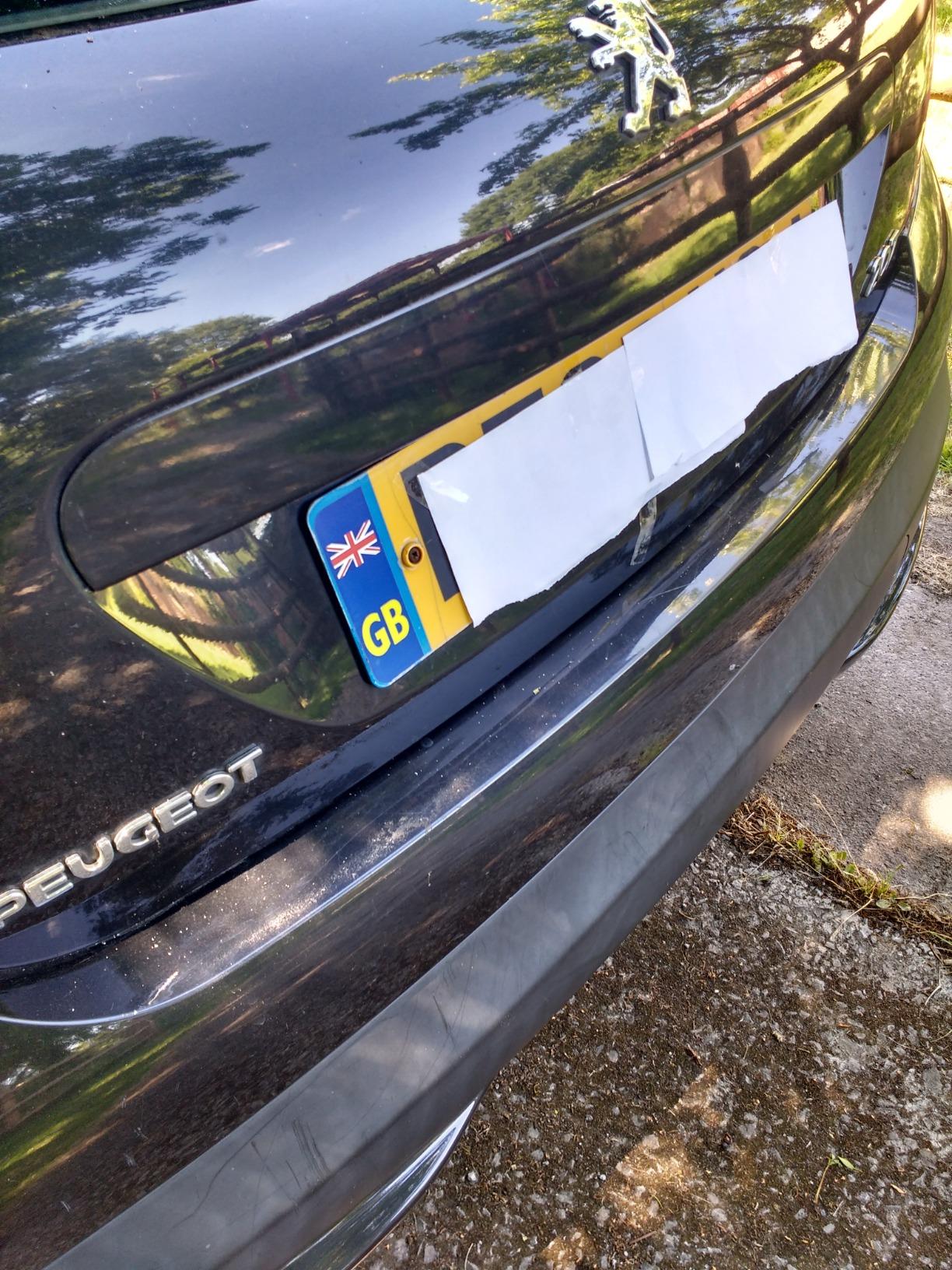 Landing Designs 2 x GB Union Jack British Flag Car Number Plate vinyl ...