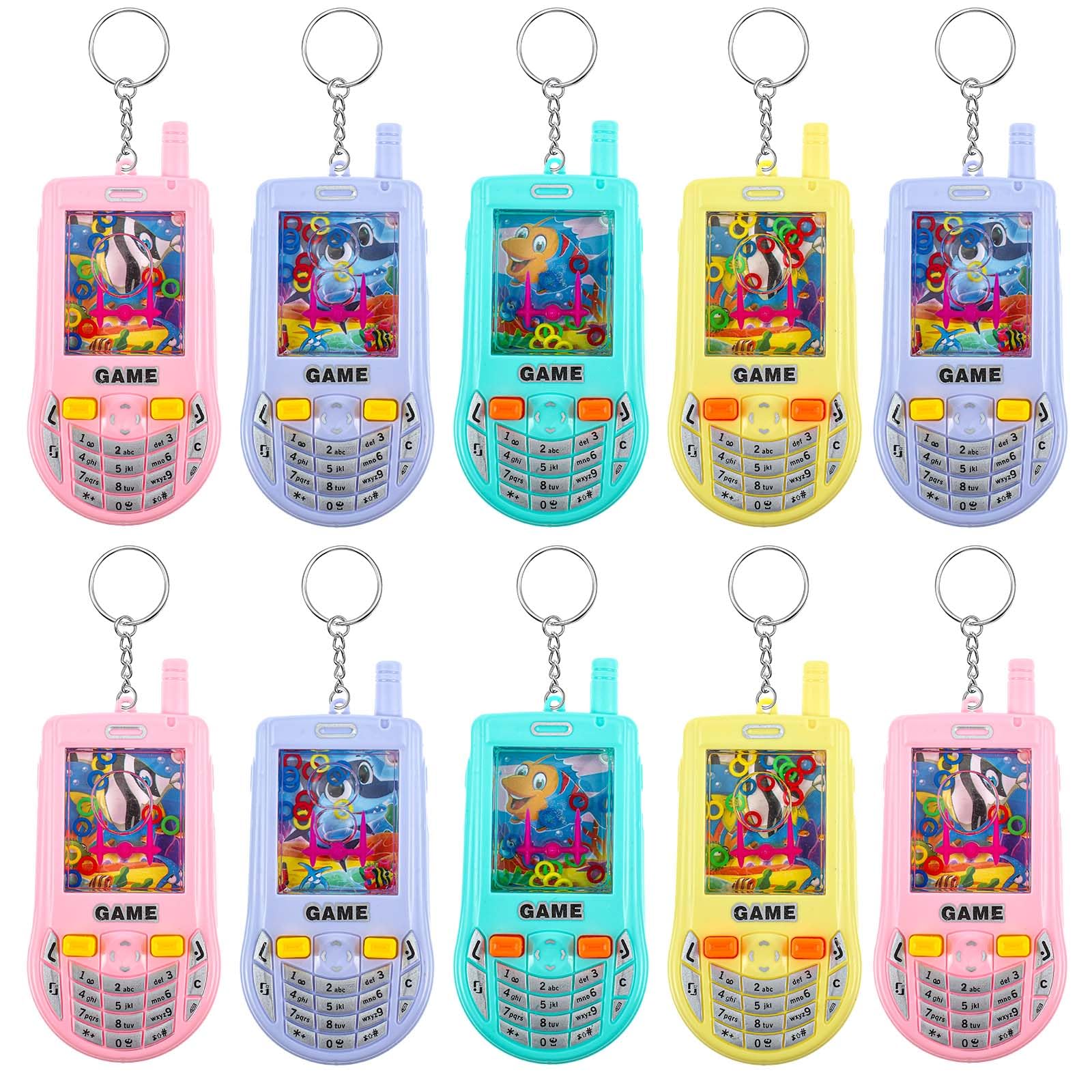 Amazon.com: Blueweenly 10 Pieces Handheld Water Ring Game Party Favors ...