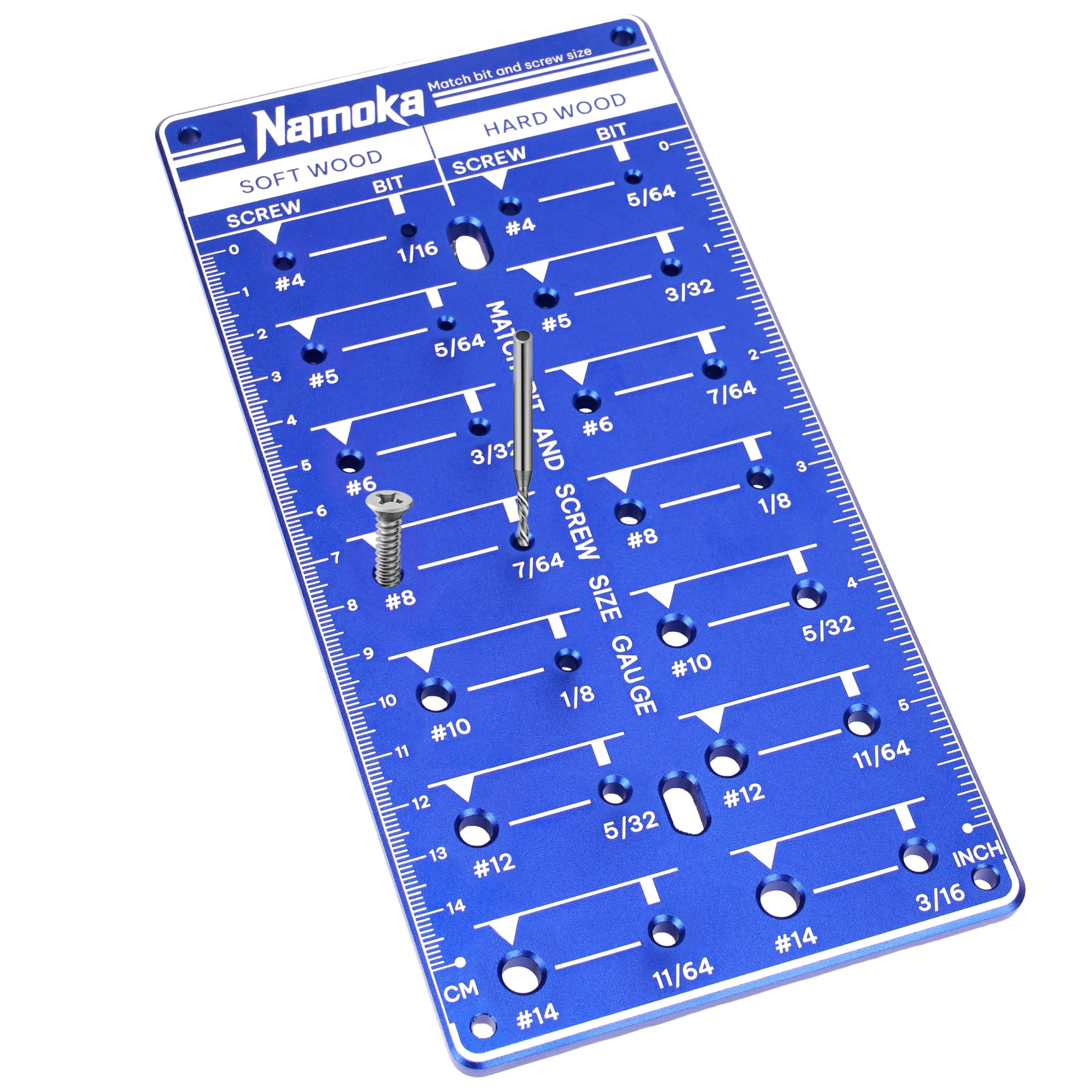 Wood Screw Pilot Hole Drill Bit Sizing Chart Easy McFeely's Wood Screw