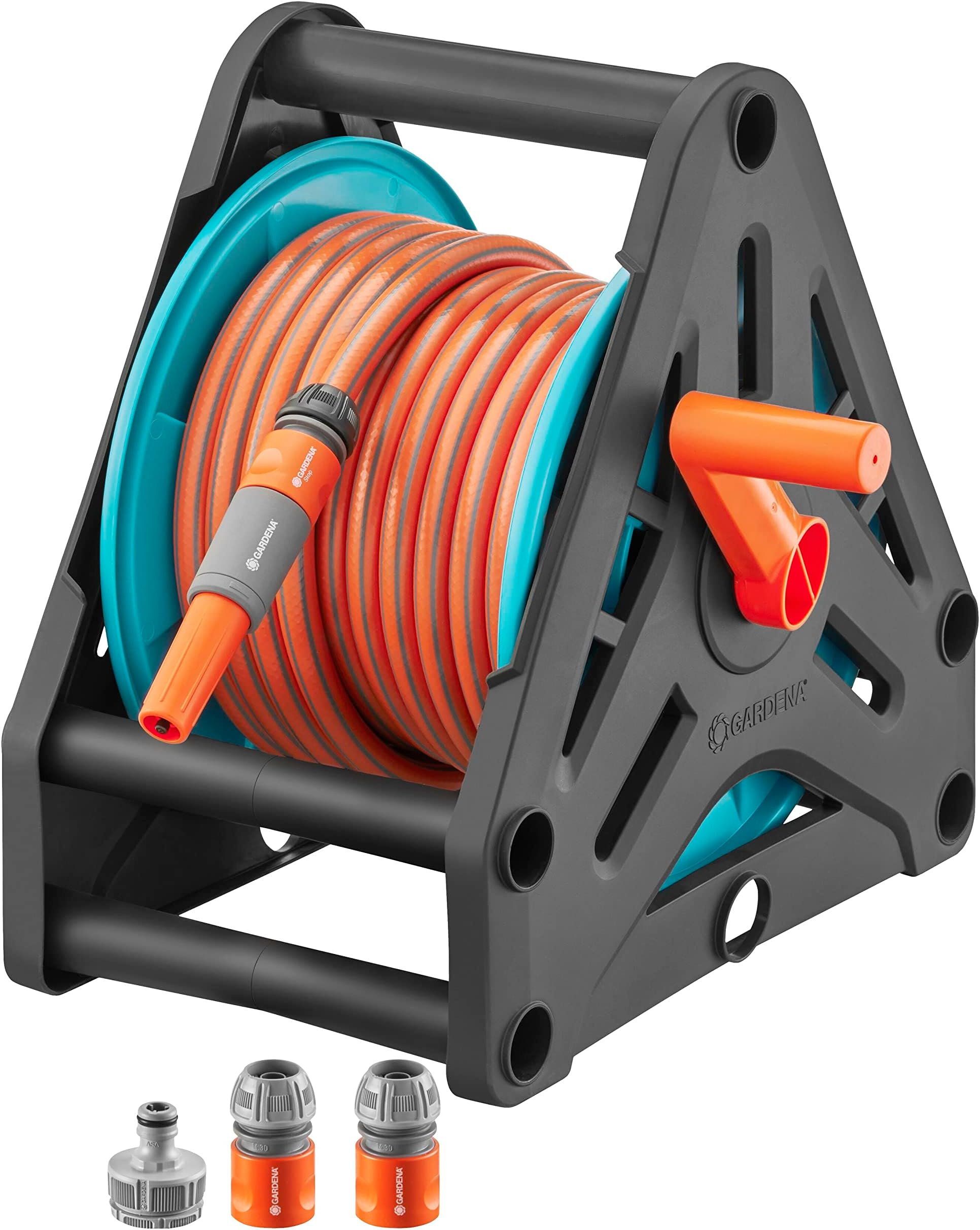 Gardena Basic Hose Reel Set (20 m) : Amazon.co.uk: Garden