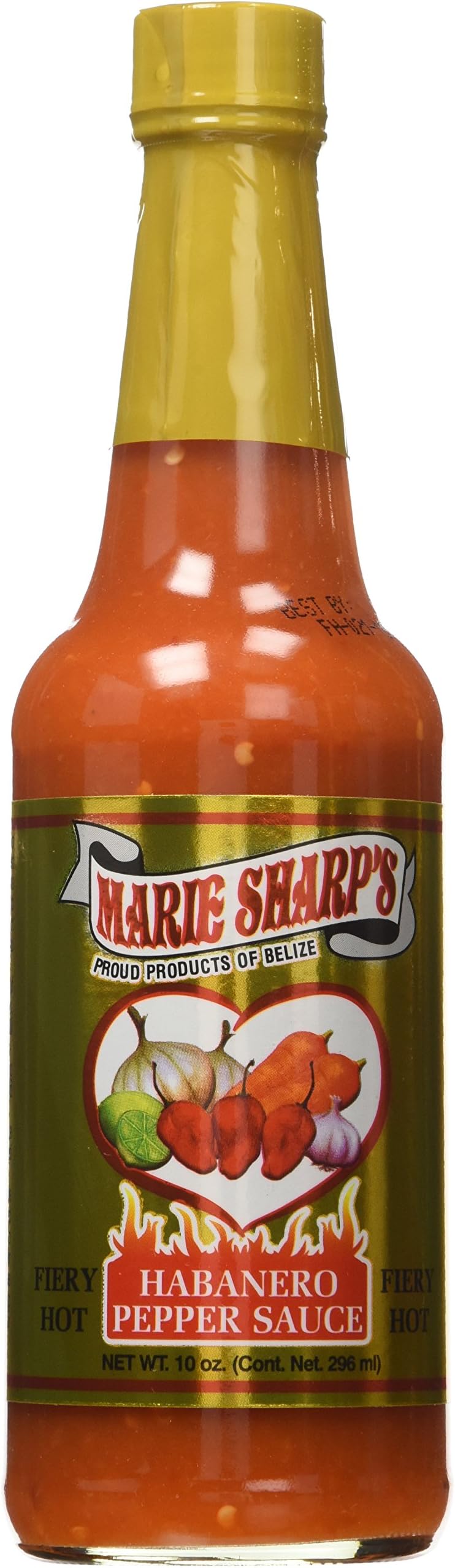 Amazon.com : Marie Sharp's Fiery Hot Sauce, 10 Ounce (Pack of 2 ...