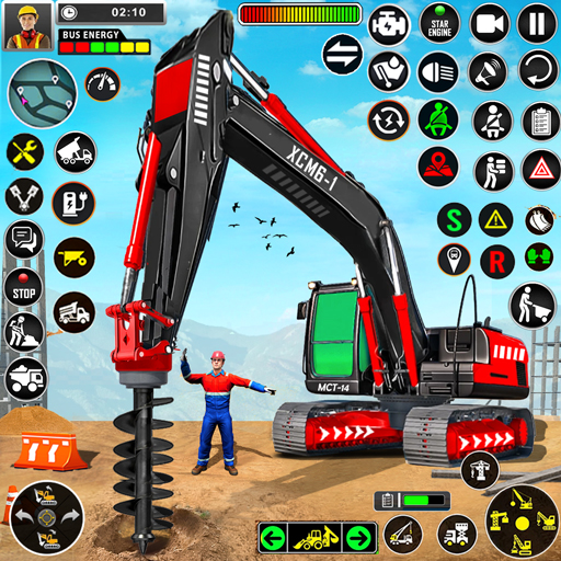 Heavy Drill Excavator Simulation Game: Legendary Excavator Truck ...