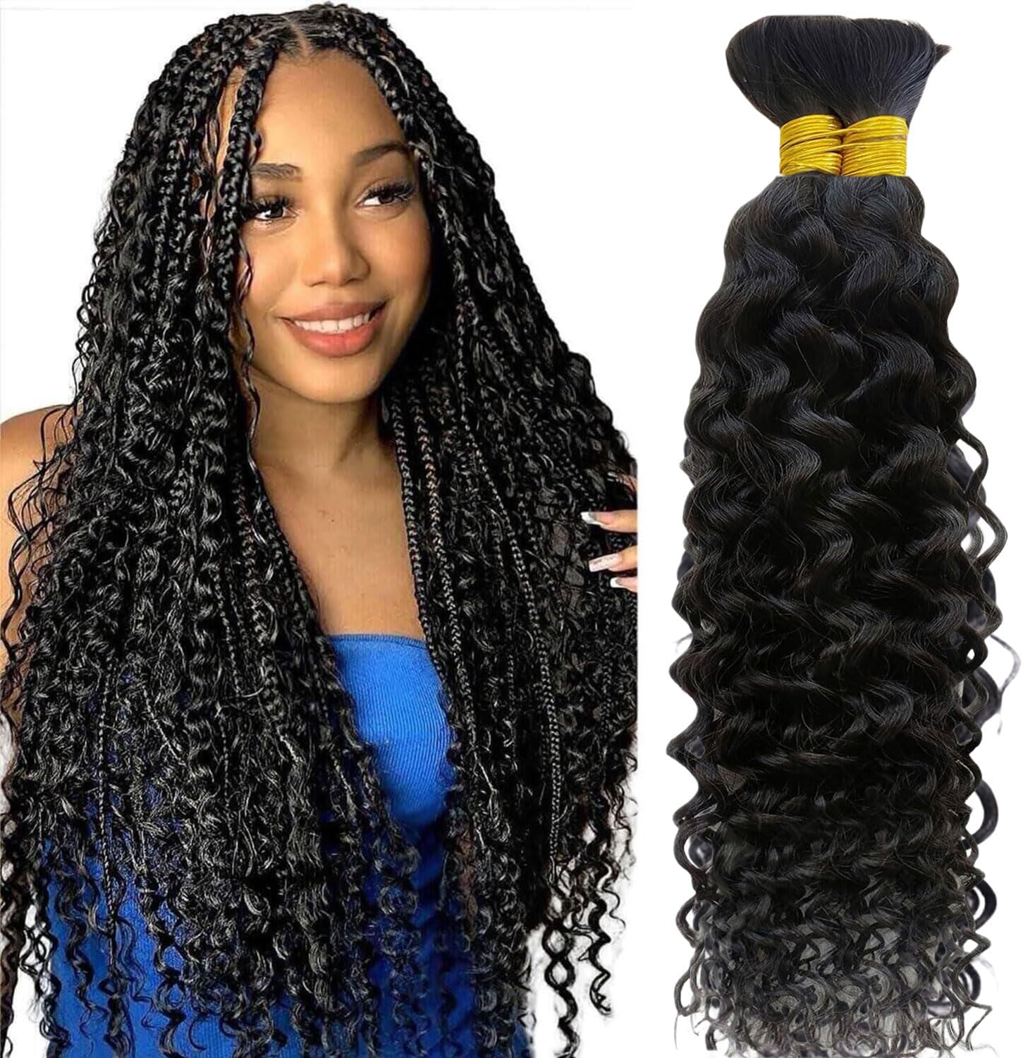 Amazon.com : Boho Braids Human Hair for Bohemian Knotless Braids ...