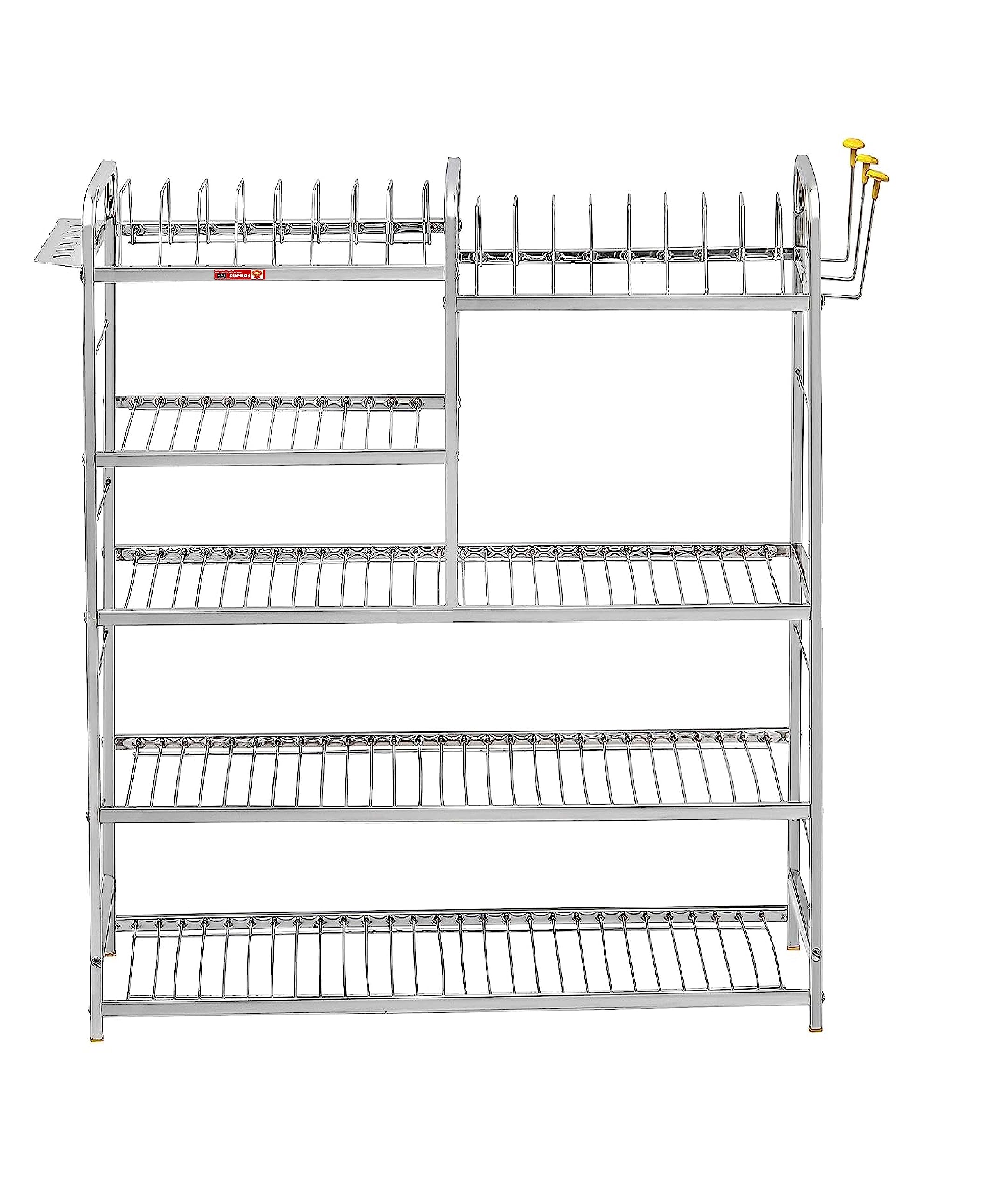 SUPRAS Heavy Stainless Steel Kitchen Rack Wall Mounted Dish/Utensils ...