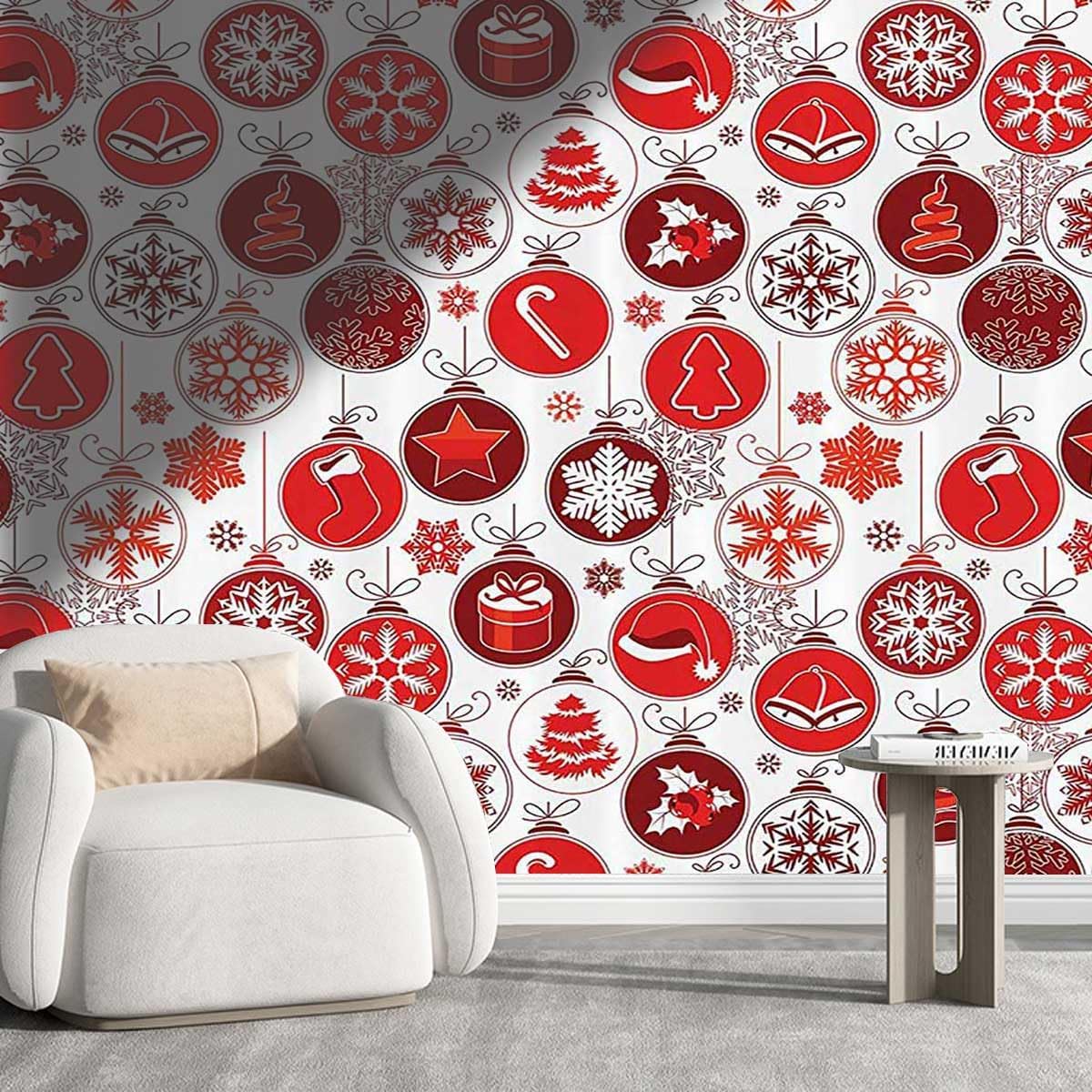 YANFENQI Rv Wallpaper Stick and Peel Christmas Backsplash Wallpaper ...