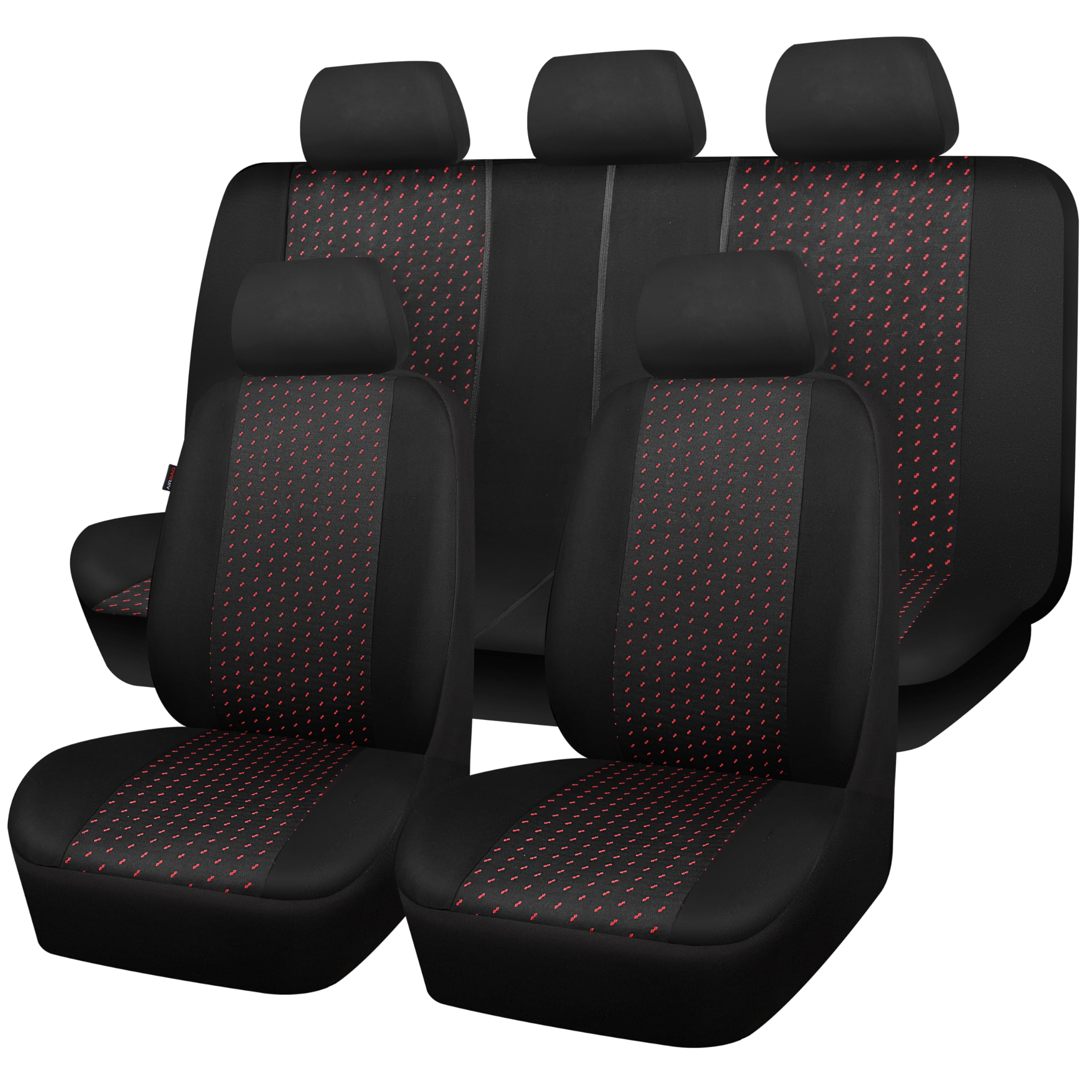 CAR PASS Jacquard Cloth Car Seat Covers Full Set,Universal Fit for Cars ...