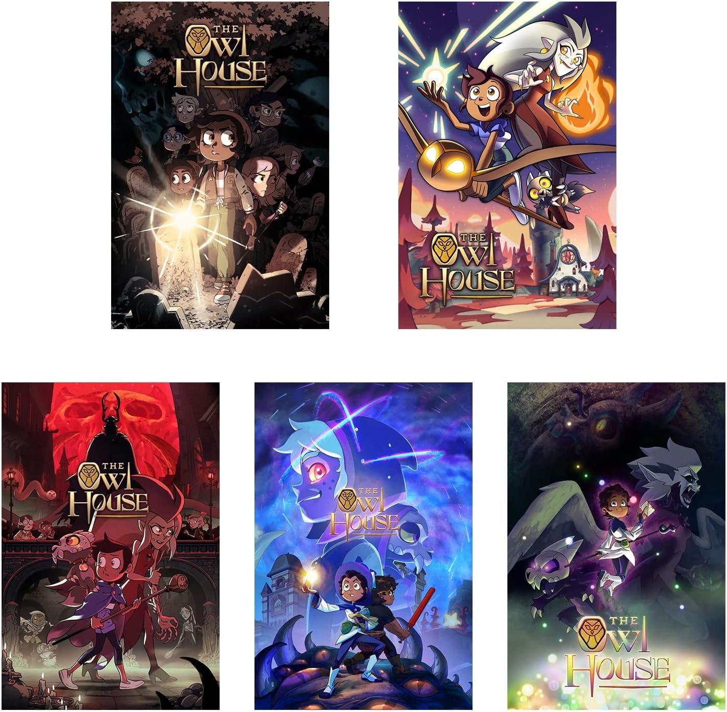 Amazon.com: The Owl House Poster Canvas Art Poster and Canvas Wall Art ...