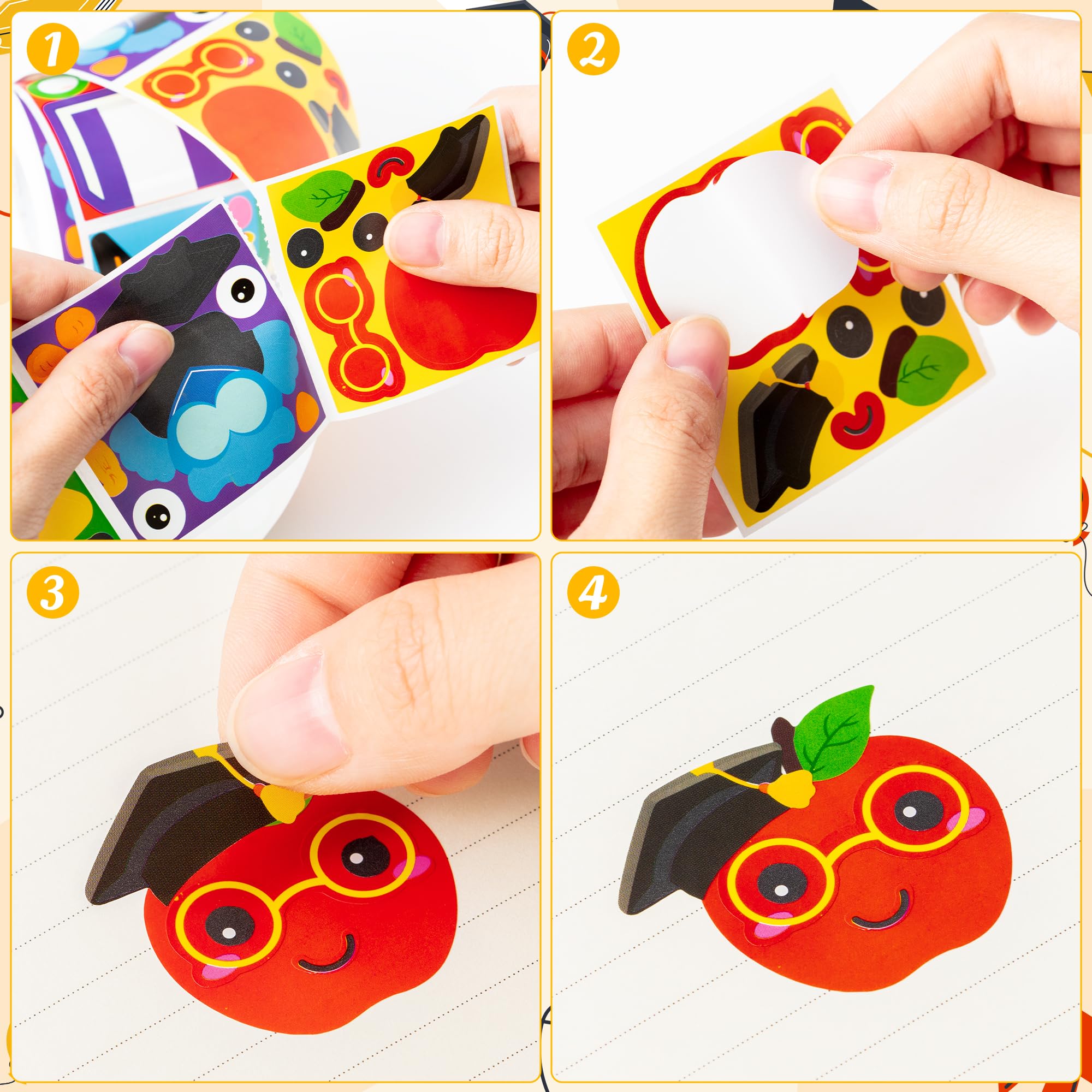 Snapklik.com : 300pcs Graduation DIY Sticker Roll - Multicolor Cartoon ...