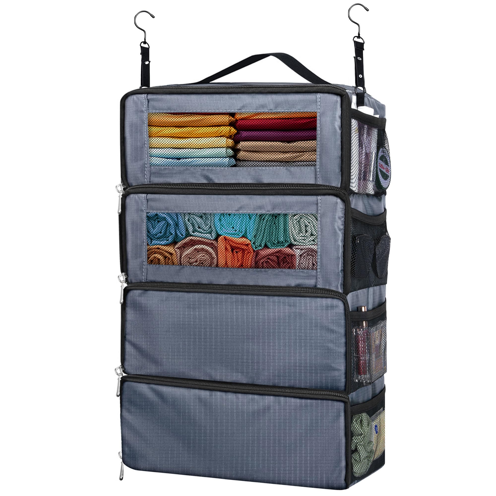 Amazon.com: MIAOJIE Hanging Travel Organizer, Carry on Luggage Suitcase ...