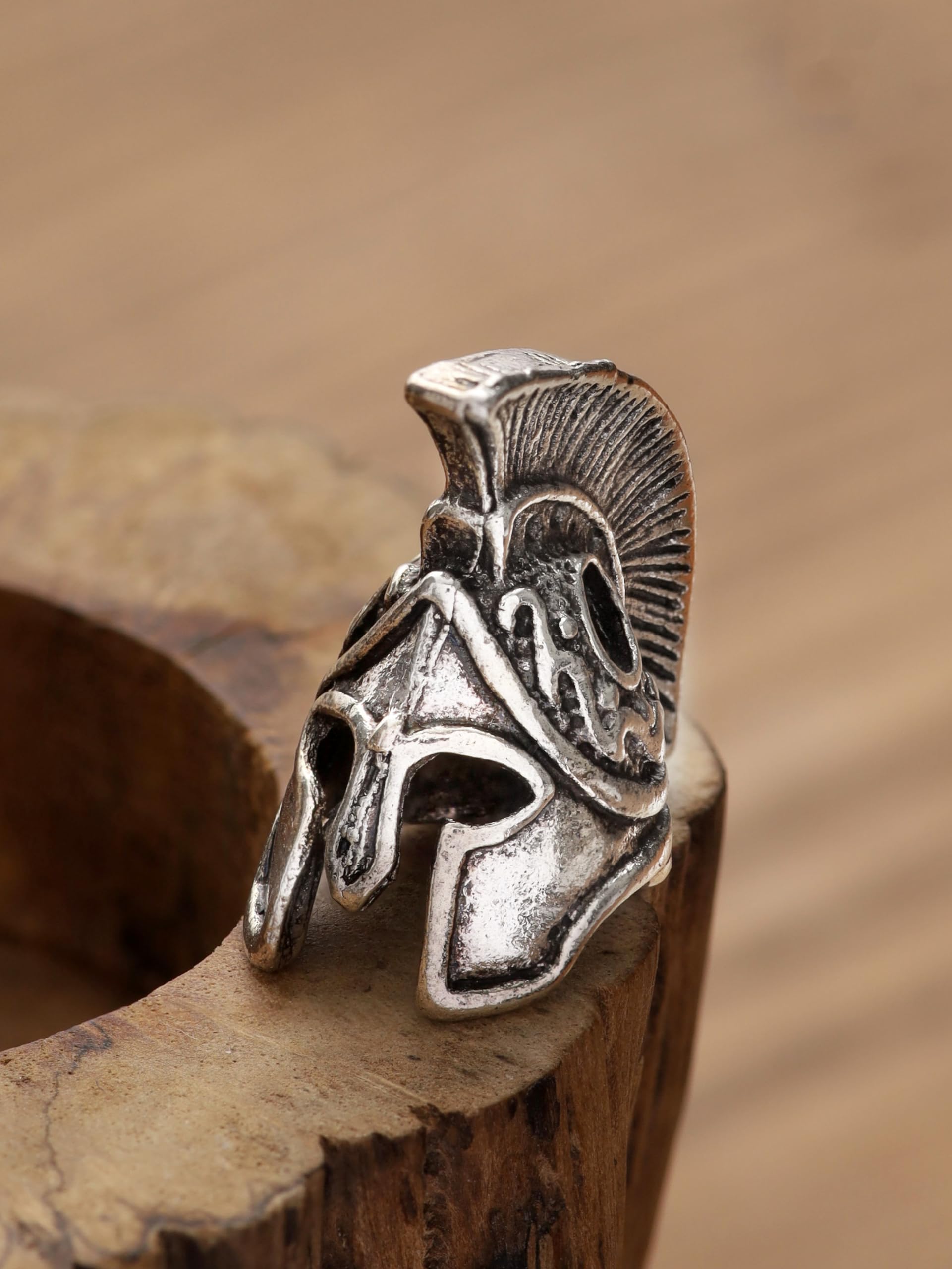 Snapklik.com : Soldier Helmet Bead 5 Pcs Combo Viking Beads Norse Hair ...