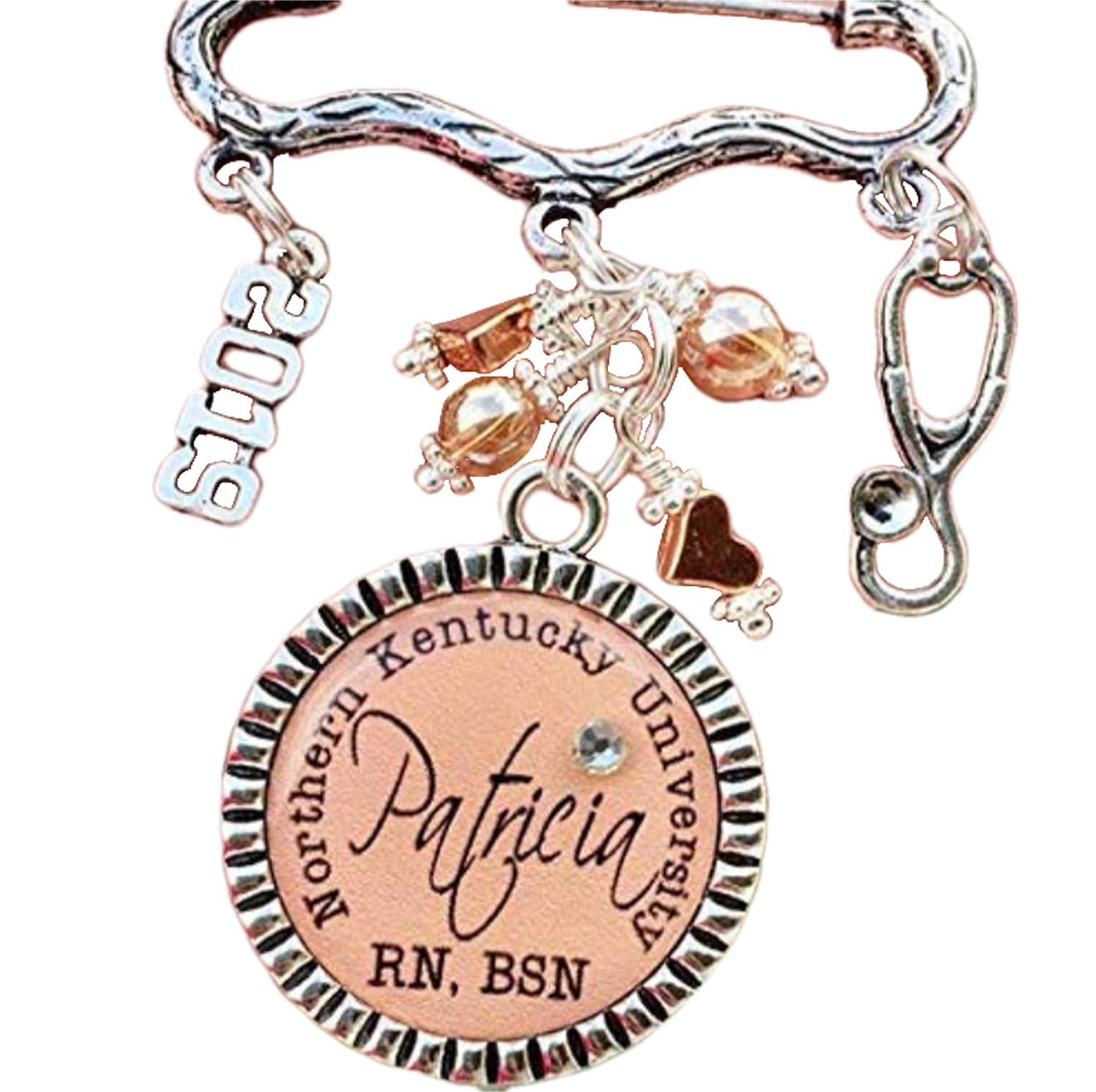 Amazon.com: Nursing Pinning Ceremony Pin Personalized with name, school ...