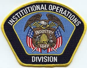 Amazon.com: Utah Ut State Department of Corrections Doc Inst Operations Sheriff Police Patch ...