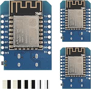 YEJMKJ 3Pcs D1 Mini Nodemcu Esp8266 Módulo Tipo-C Usb Esp-12F Wlan Placa De Desenvolvimento ...