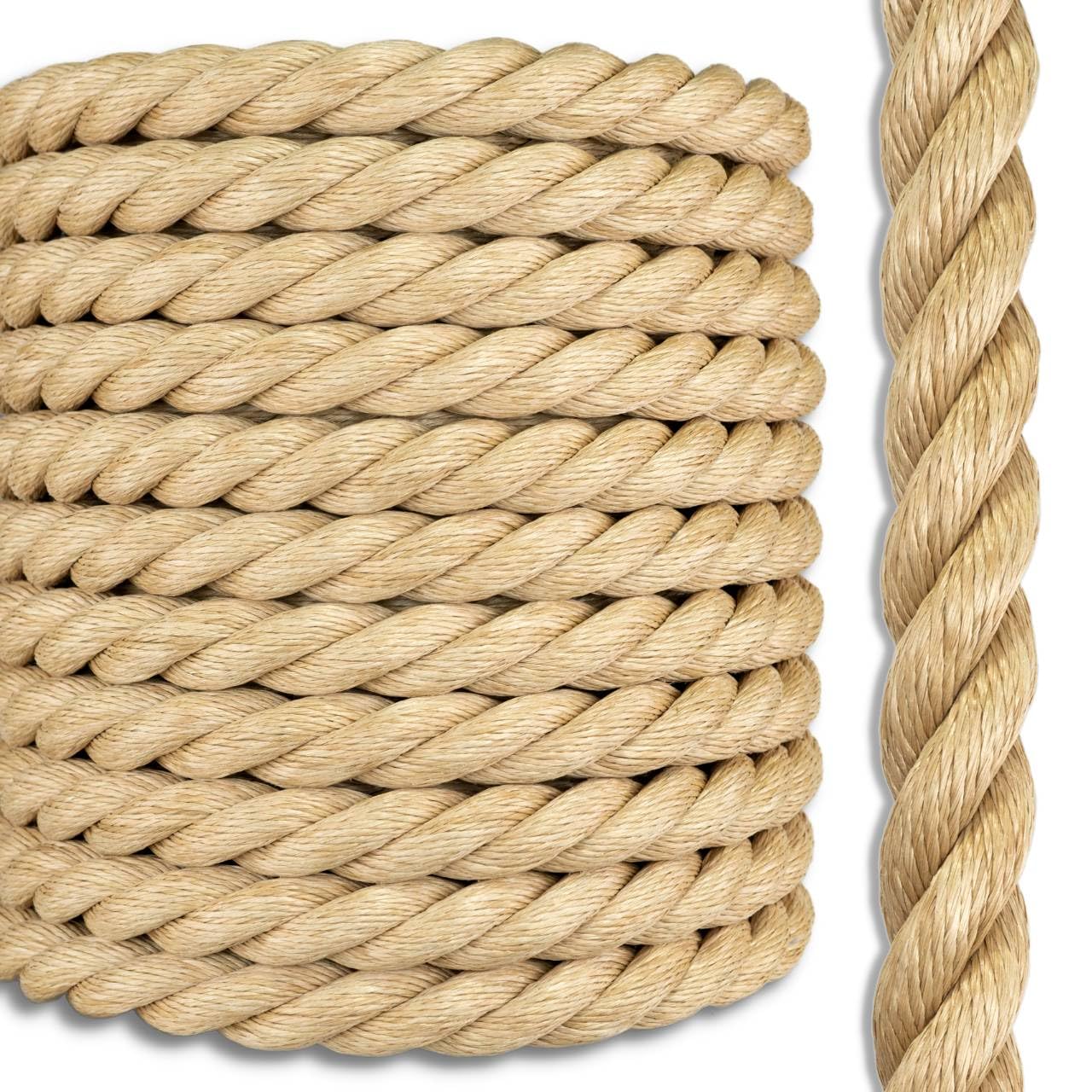 Amazon.com: Promanila Rope | Synthetic Unmanila | 3 Strand Twisted ...