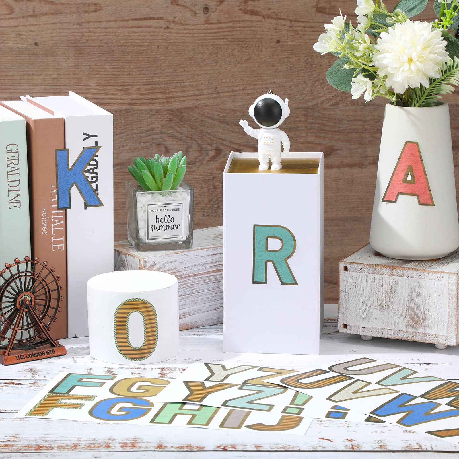 Snapklik.com : Chinco 232 Pcs 24 Sheets Large Letter Stickers 2.5 Inch ...