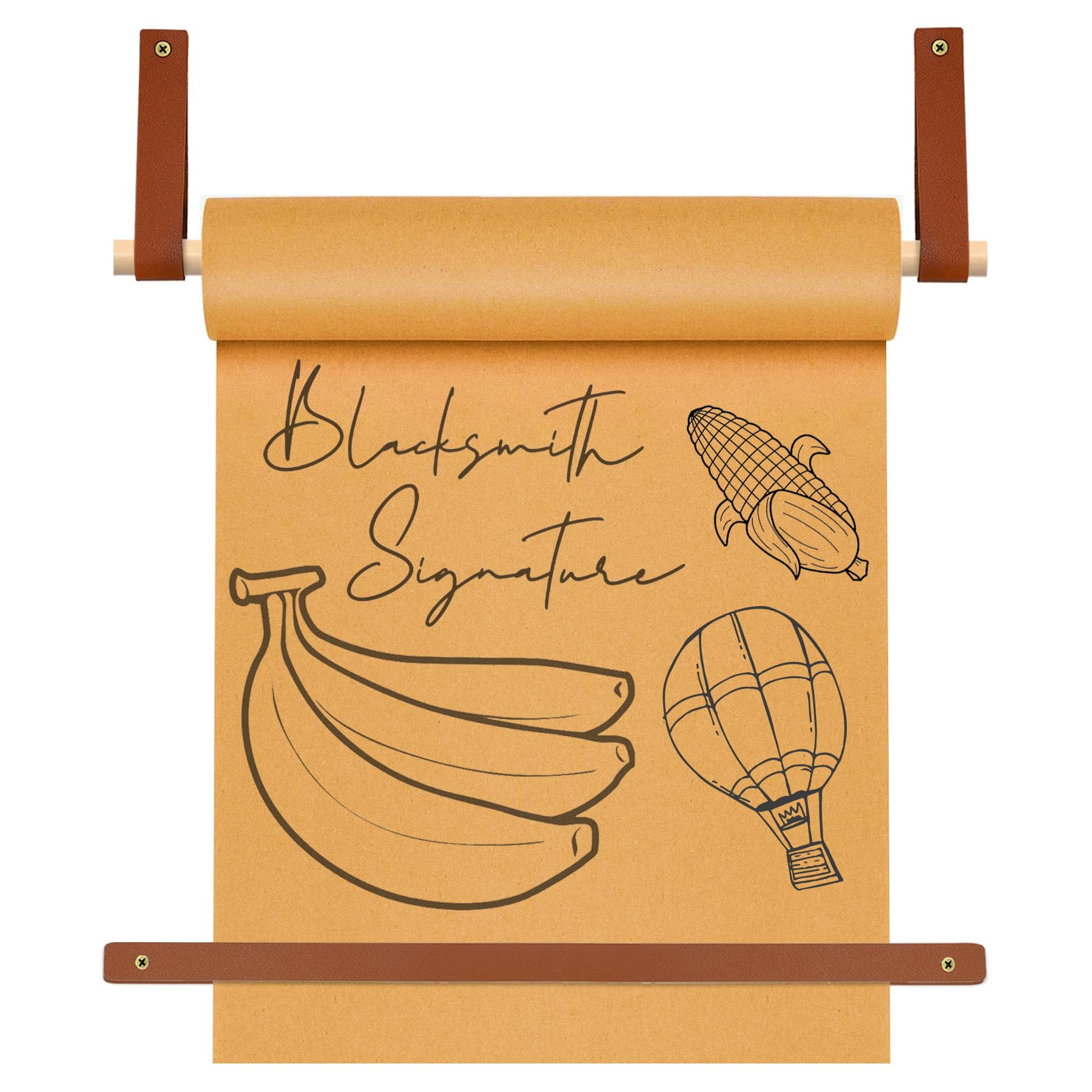 Amazon.com: Butcher Paper Dispenser 12" Paper Roll Dispenser,Brown ...