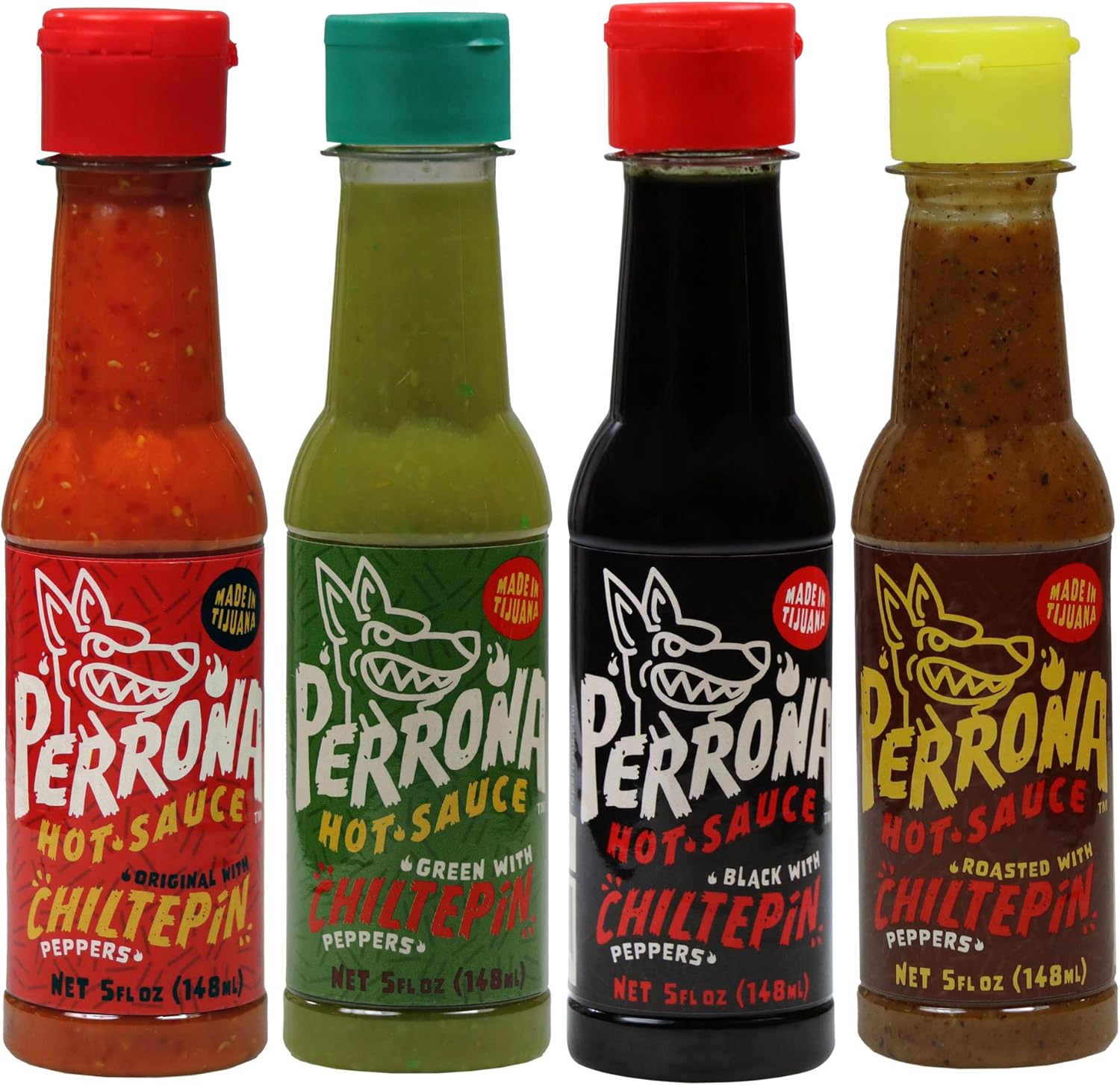 La Perrona Four Pack Salsa La Perrona - 150 ml c/u : Amazon.com.mx ...