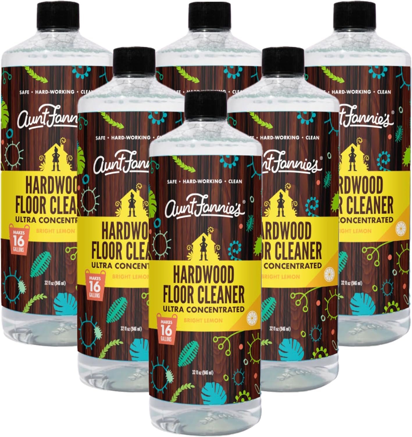 Amazon.com: Aunt Fannie's Ultra Concentrated Hardwood Floor Cleaner ...