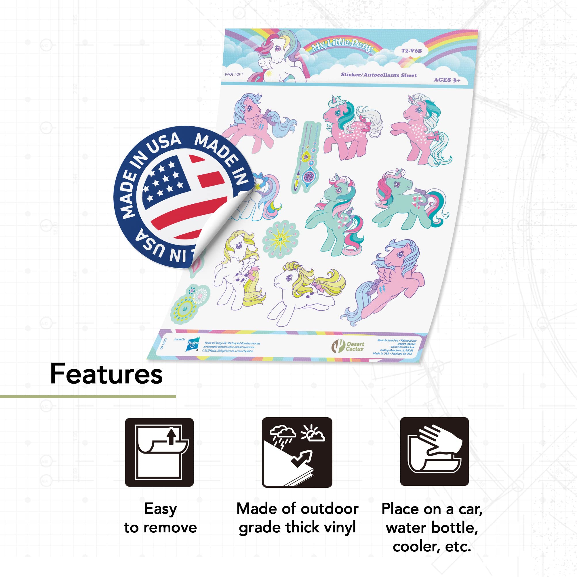 Snapklik.com : Desert Cactus My Little Pony Sticker - 13 Vinyl Decal ...