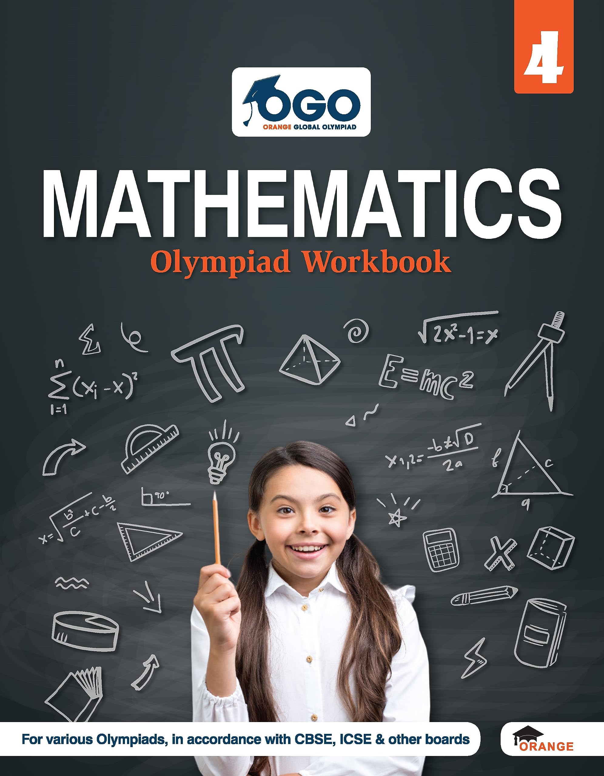 Buy Orange Global Olympiad Mathematics Olympiad Workbook for Class 4 ...