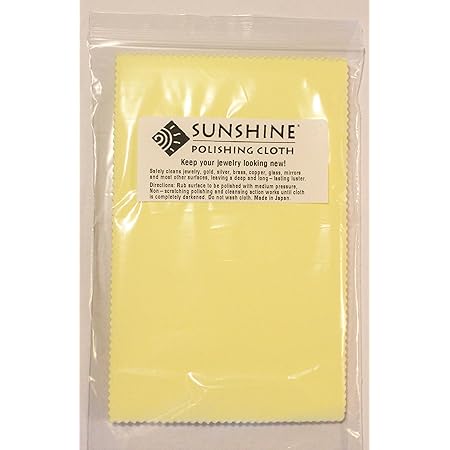 Amazon.com: Sunshine 5 Polishing Cloths Jewelry Cleaner Tube Silver ...