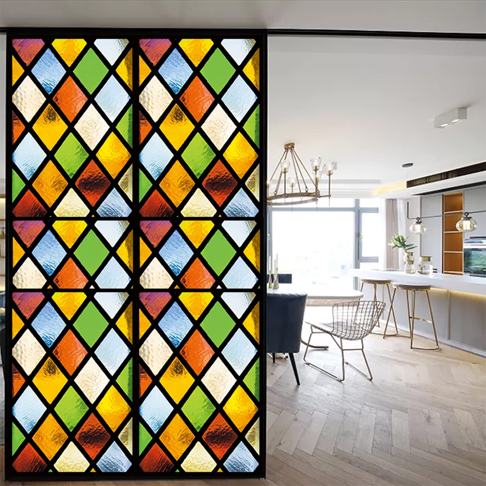 Coloured Frosted Glass Designs