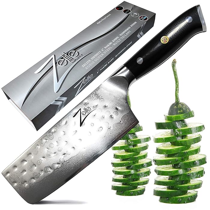 Buy Zelite Infinity Nakiri Chef Knife 6 Inch - Alpha-Royal Series ...